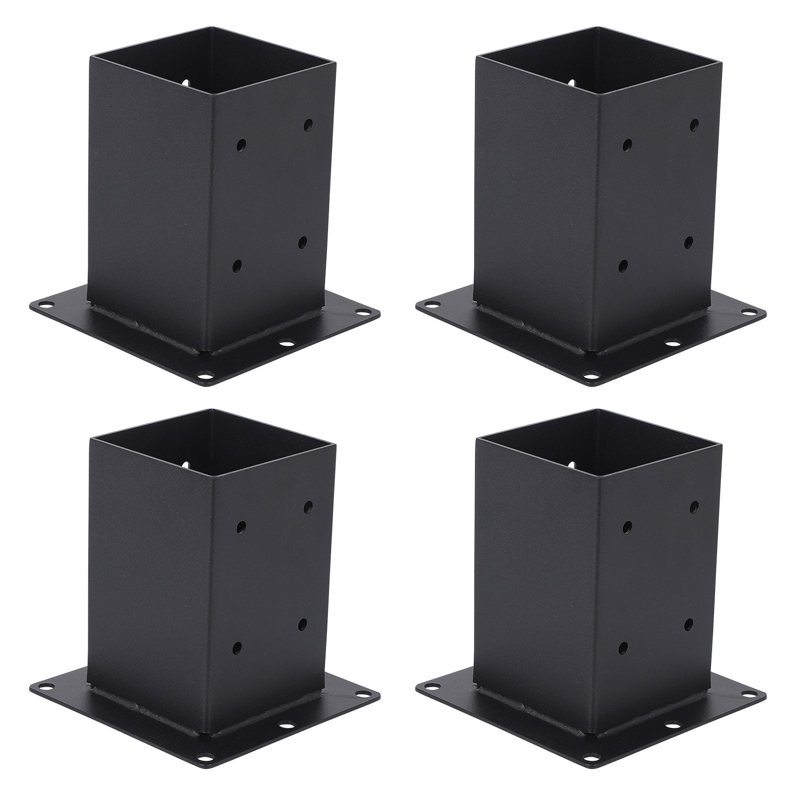 Symple Stuff 4-Pack Heavy Duty 2mm Steel Deck Post Base | Wayfair.co.uk