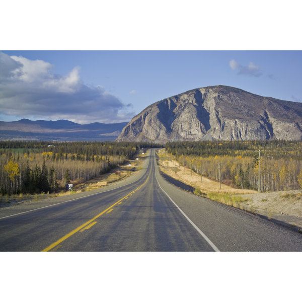 Alpen Home Alaska Highway by Tibu - Wrapped Canvas Print | Wayfair.co.uk