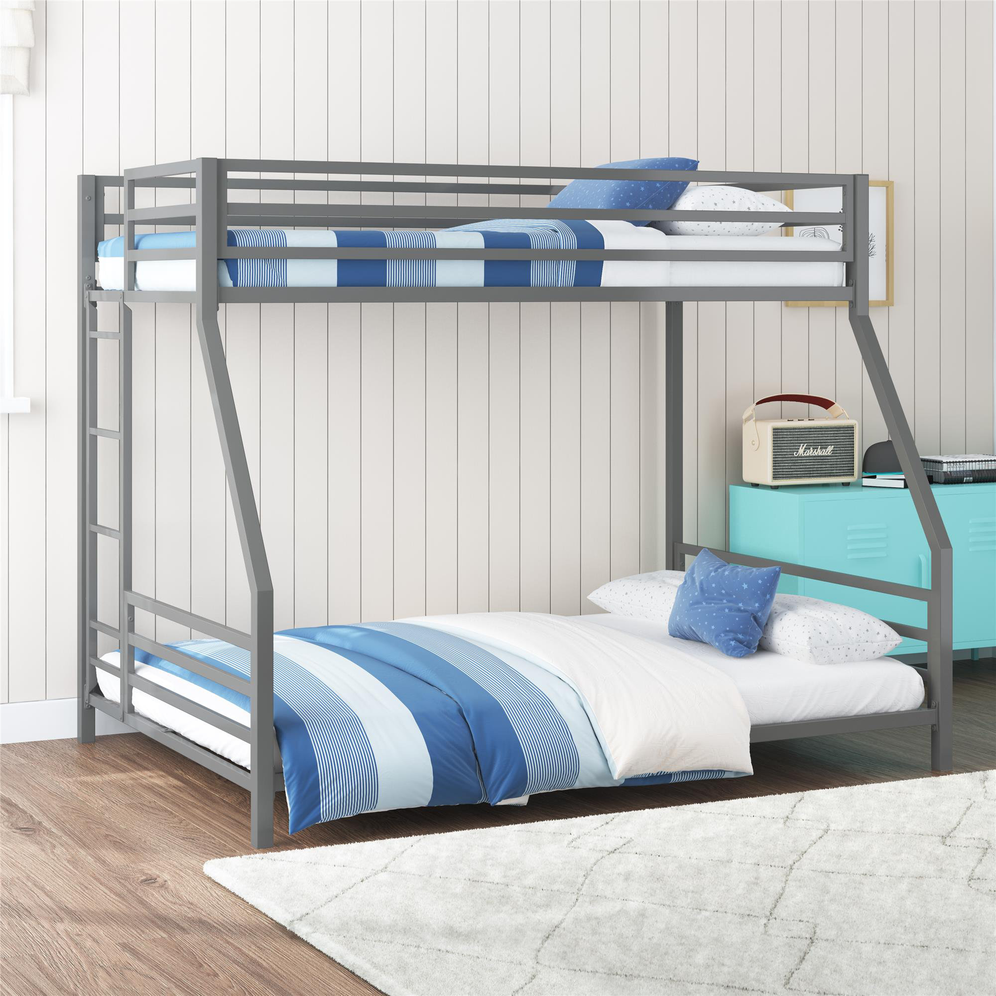 Signature Sleep Coen Twin over Full Kids' Bunk Bed with Reversible ...