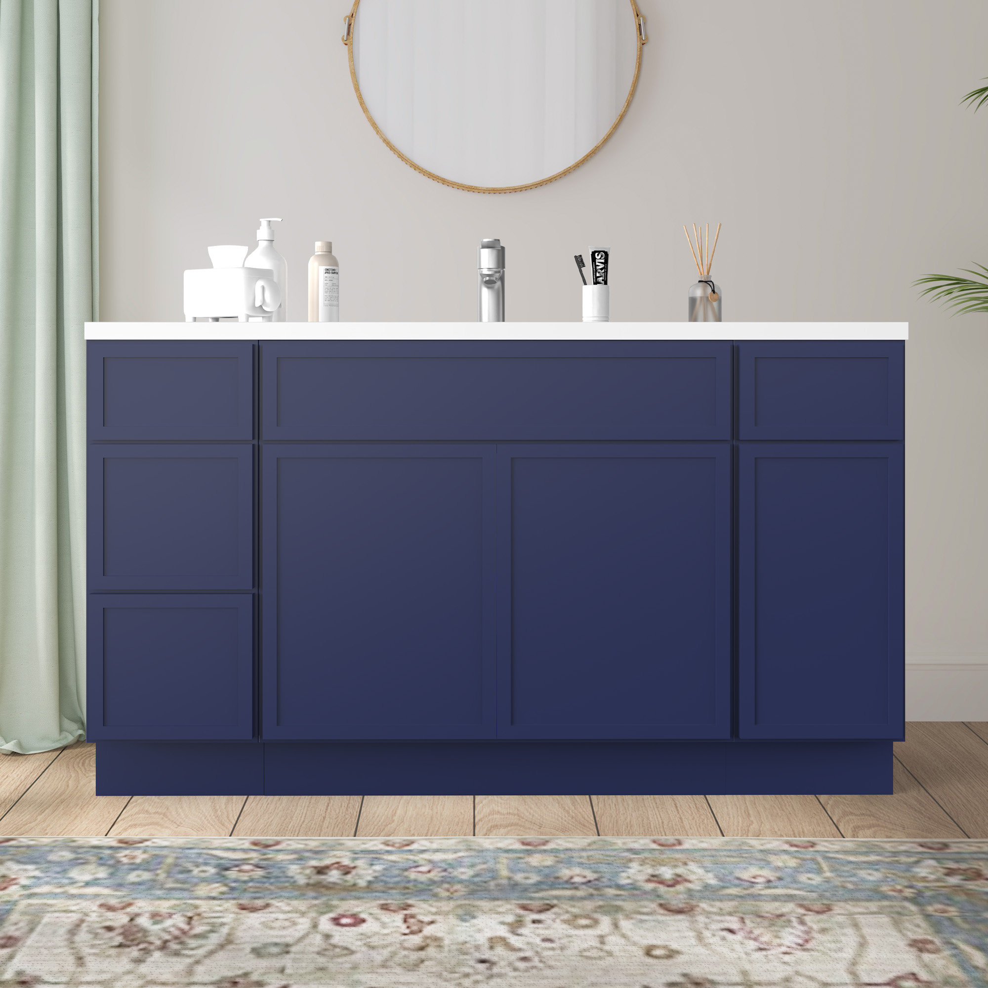 Home Beyond 54'' Single Bathroom Vanity Base Only | Wayfair
