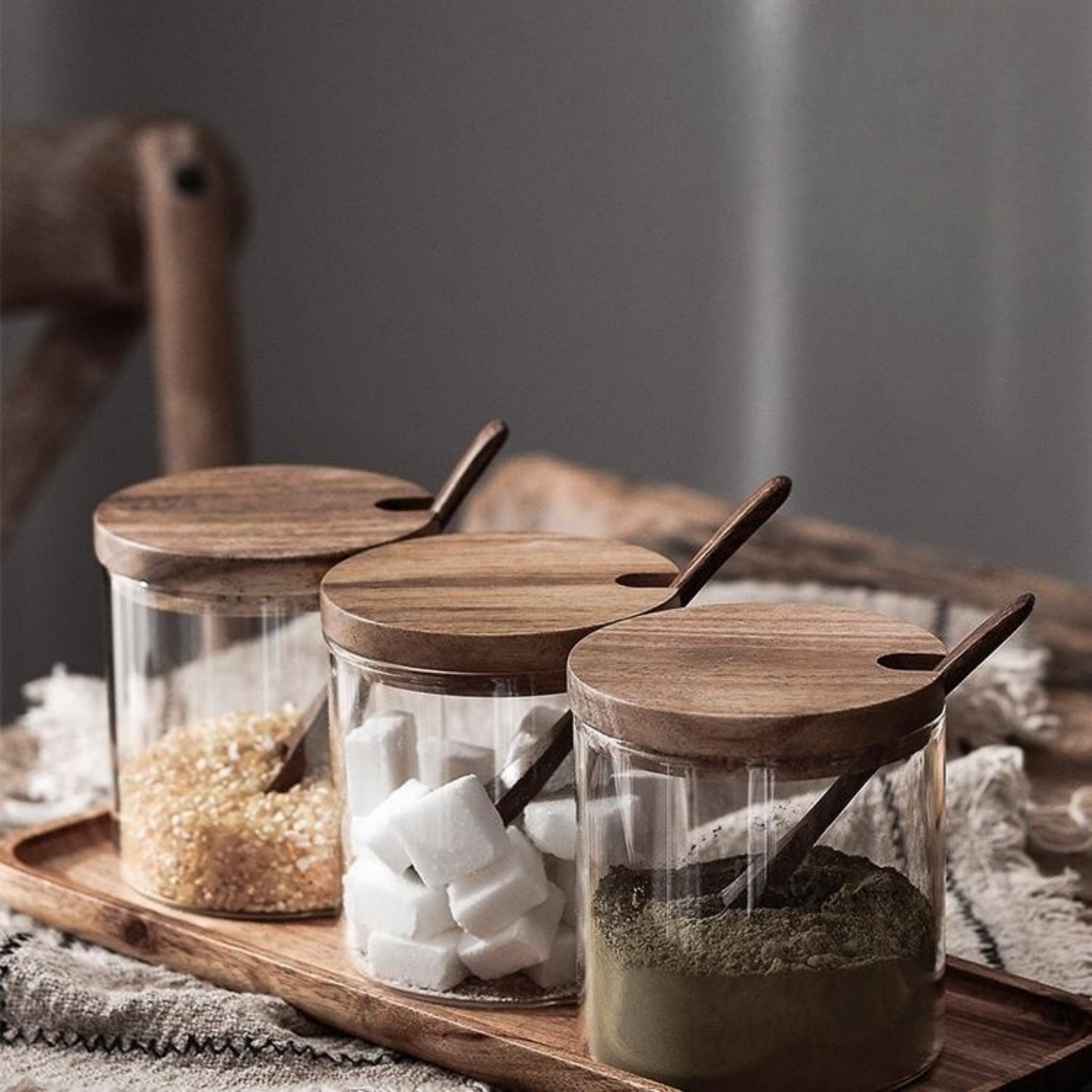 Prep & Savour Glass Canister - Set of 3 | Wayfair