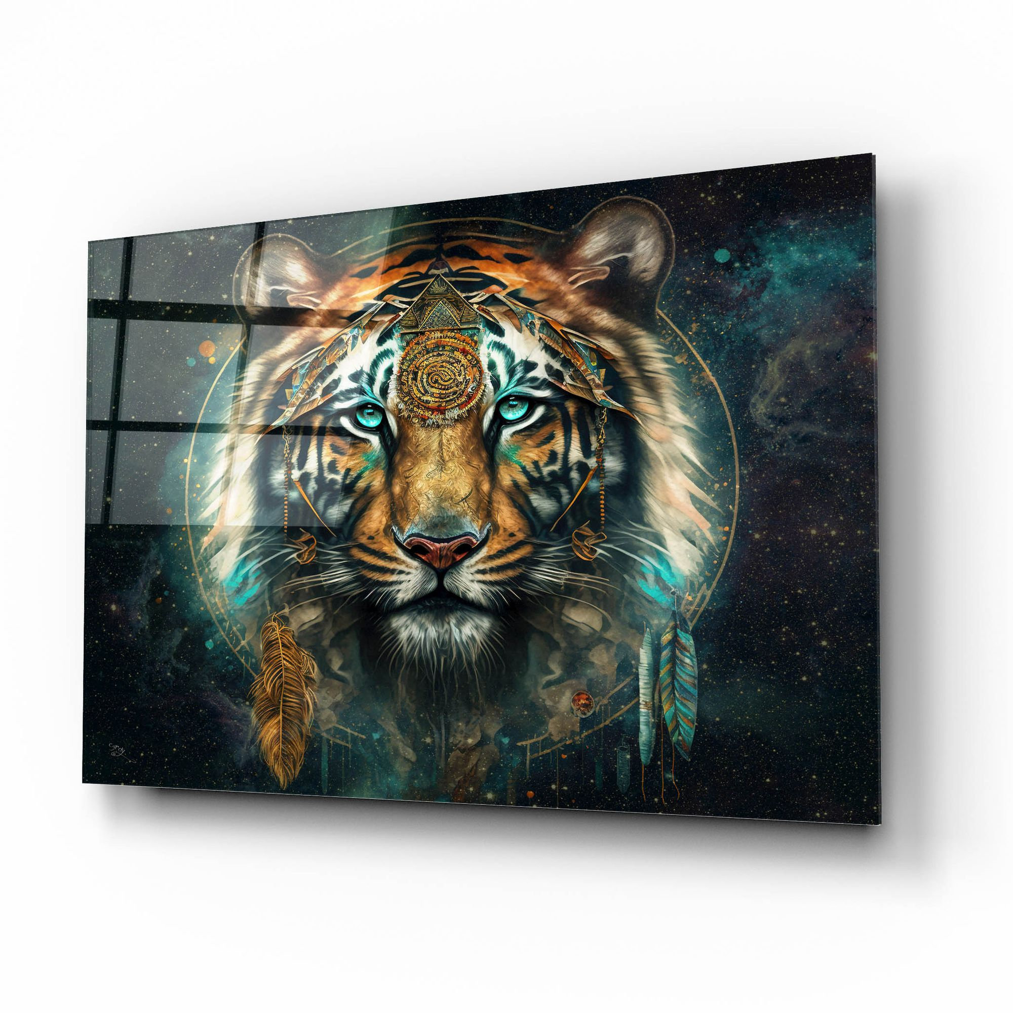 Bungalow Rose Latitude Run® 'Spirit Tiger' By Cameron Grey, Acrylic ...