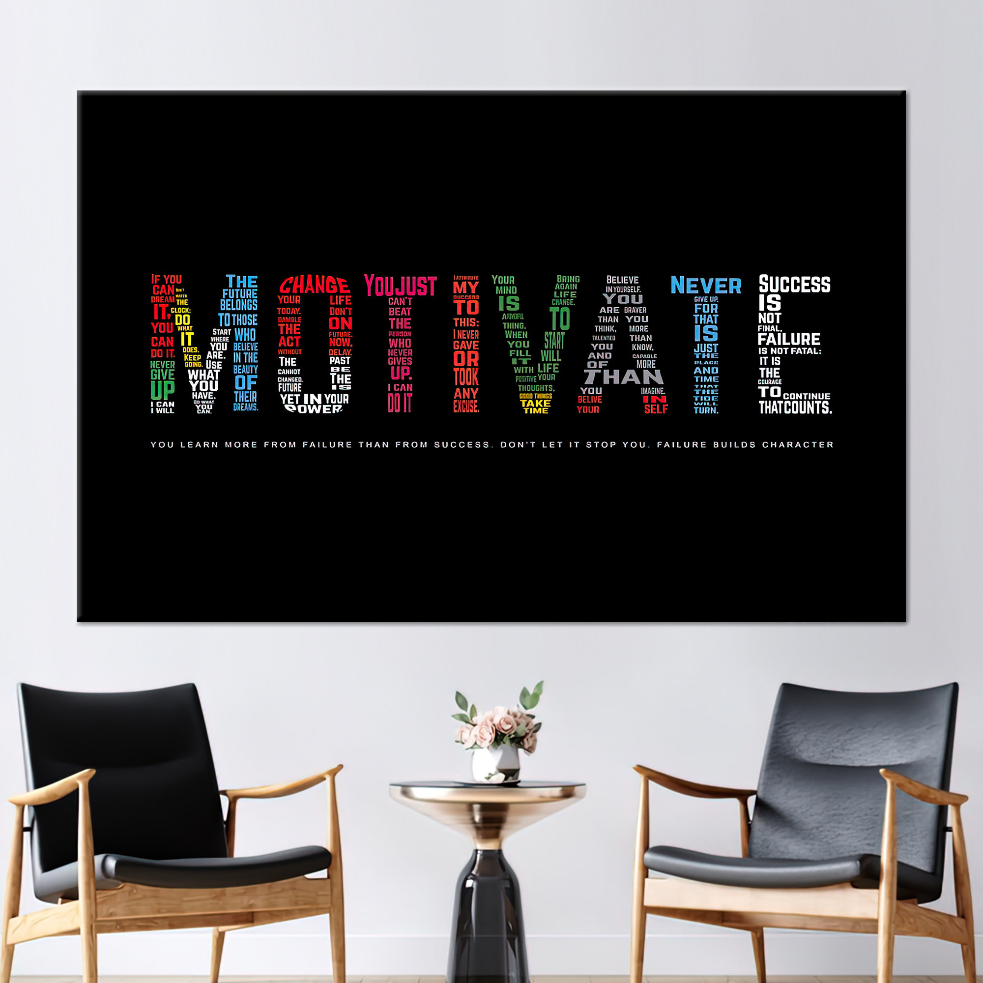 kayra export Motivational Canvas Art - Inspirational Quote Wall Decor ...