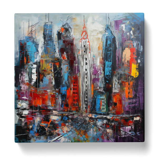 Marlow Home Co. City Of New York Abstract - Art Prints | Wayfair.co.uk