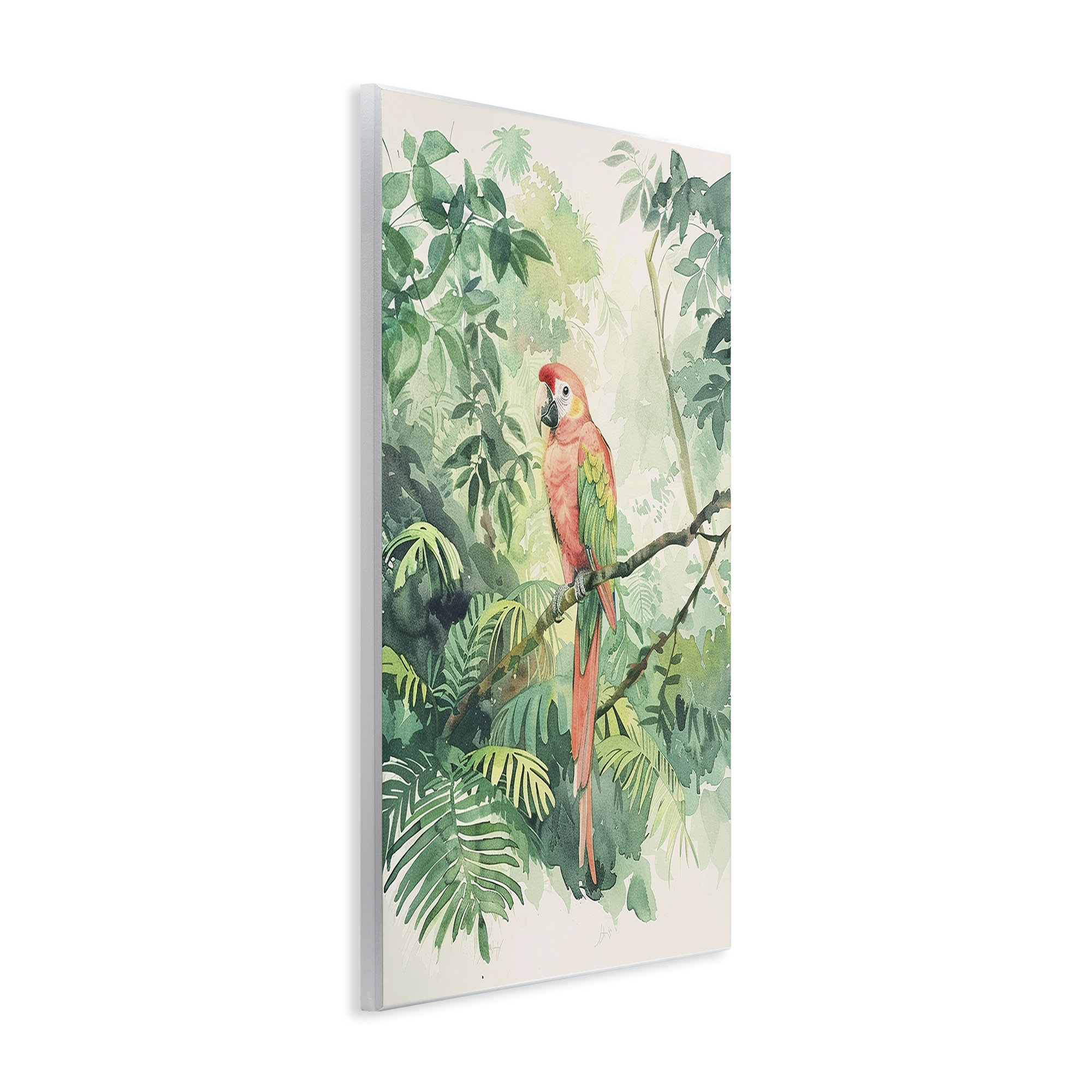 Dakota Fields Parrot in Jungle Wall Plaque Art by LSR Design Studio ...