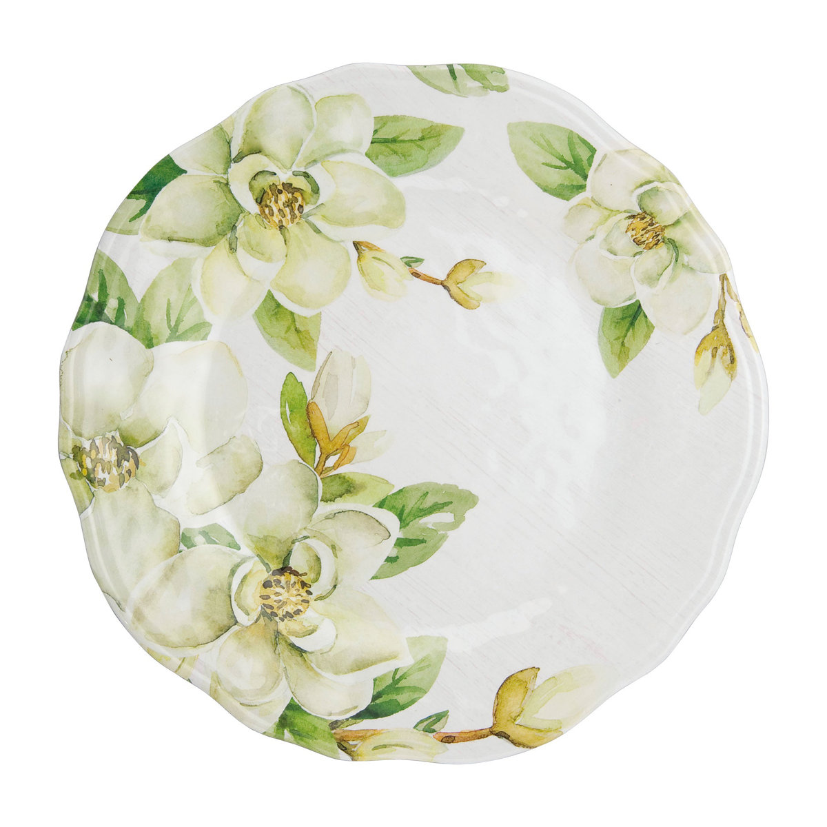 Red Barrel Studio® Magnolia 16 Piece Melamine Dinnerware Set, Service ...