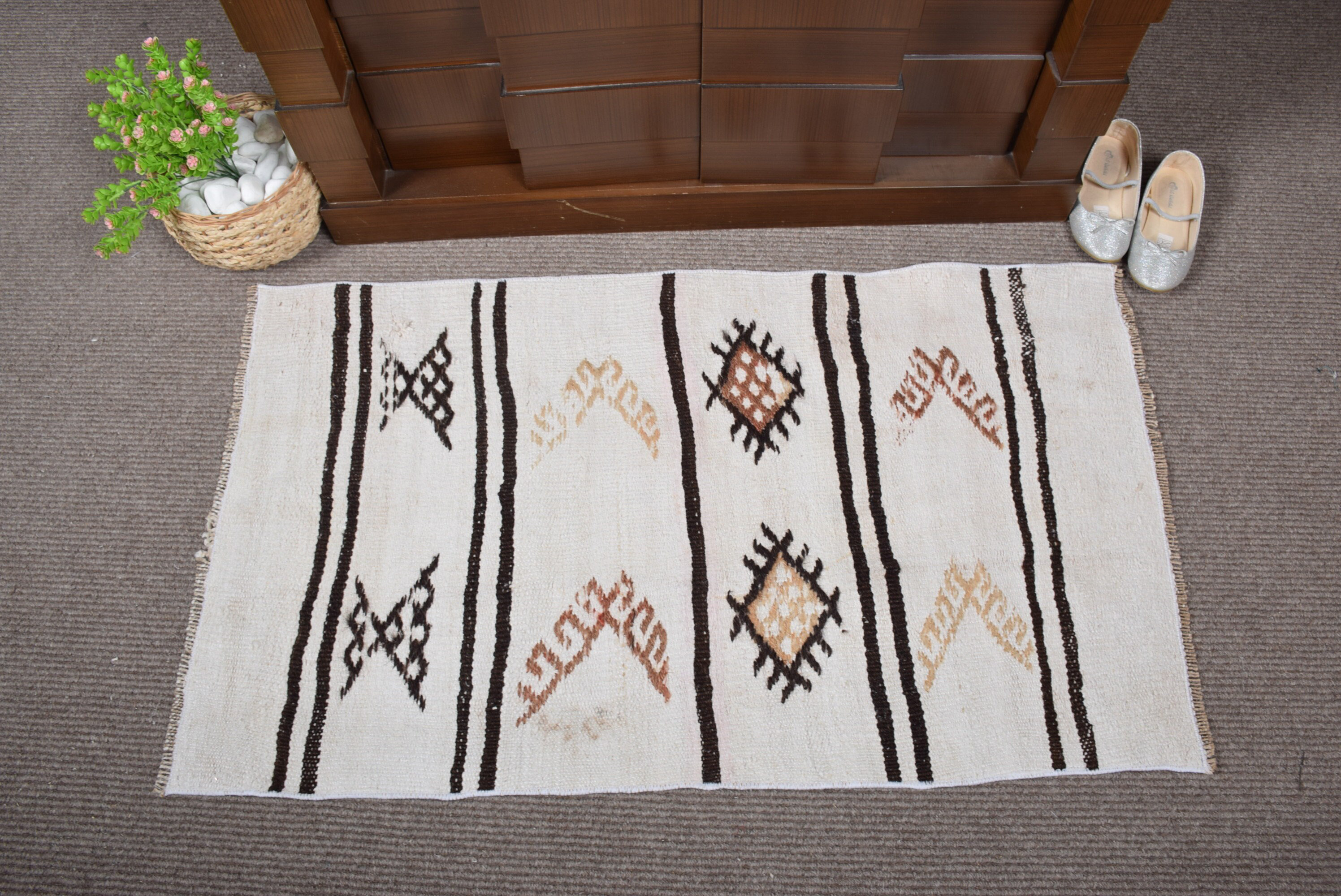 Foundry Select Unique Handwoven Turkish Door Mat Featuring Intricate ...