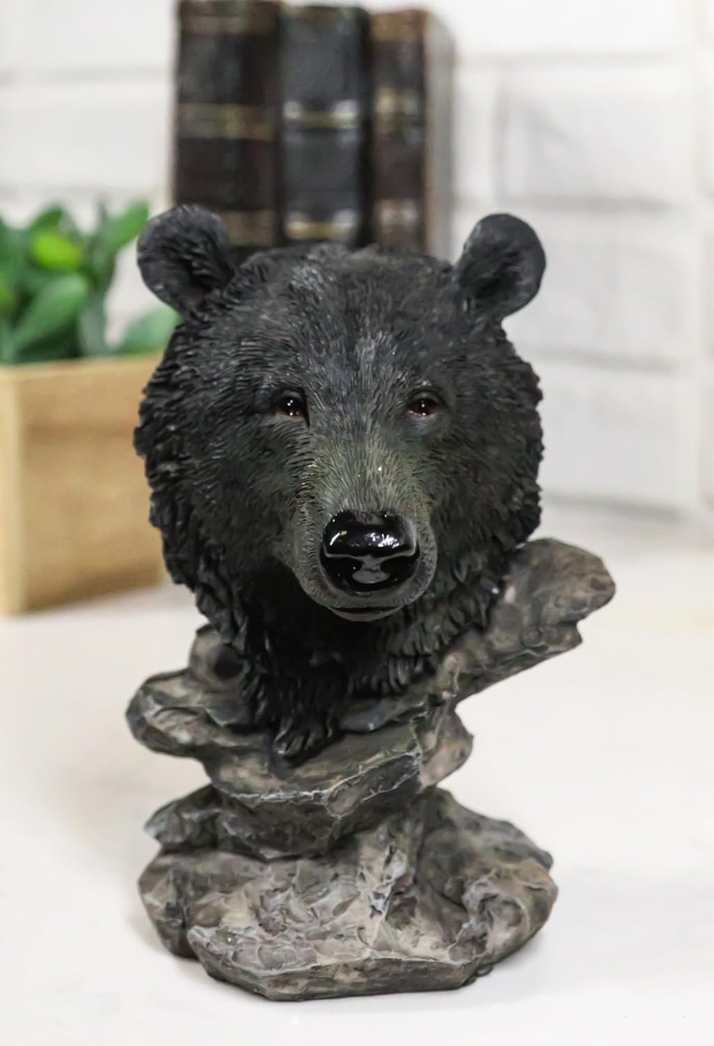 Millwood Pines Western Rustic Wildlife Forest Black Bear Bust Figurine ...