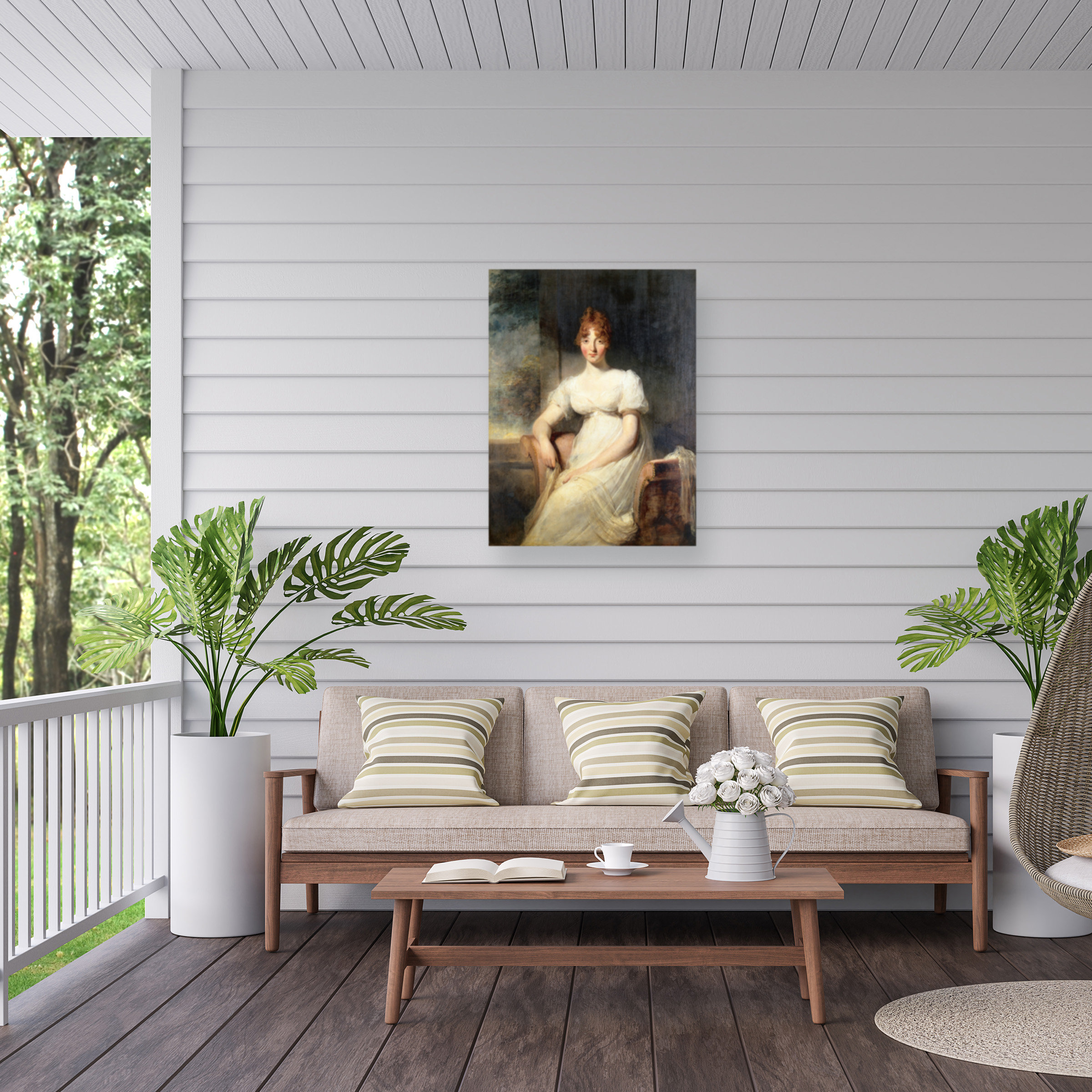 Winston Porter Marcus Jules She Sat Outdoor Canvas - Wayfair Canada