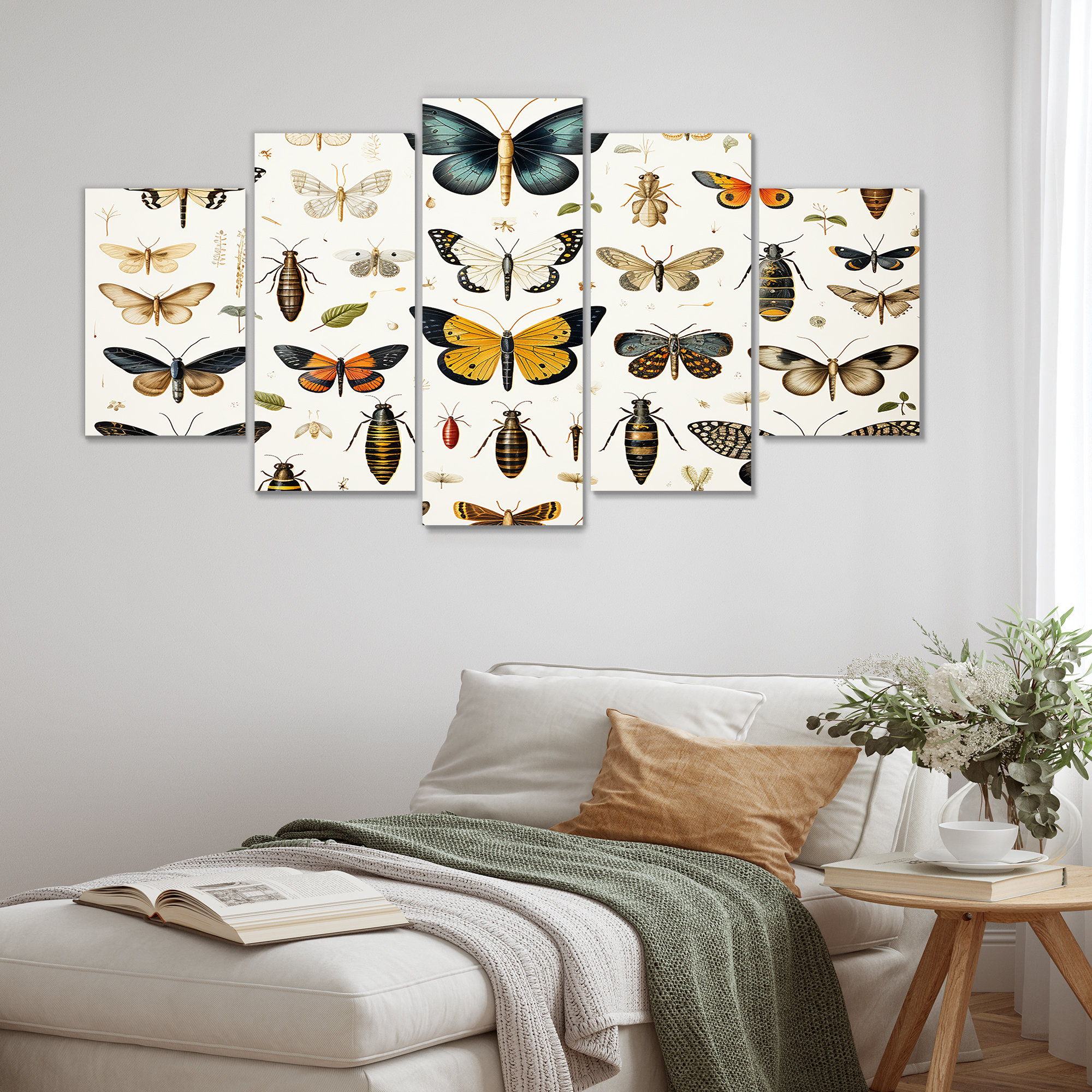 August Grove® Blue And Yellow Insects And Bugs - Insects & Bugs ...