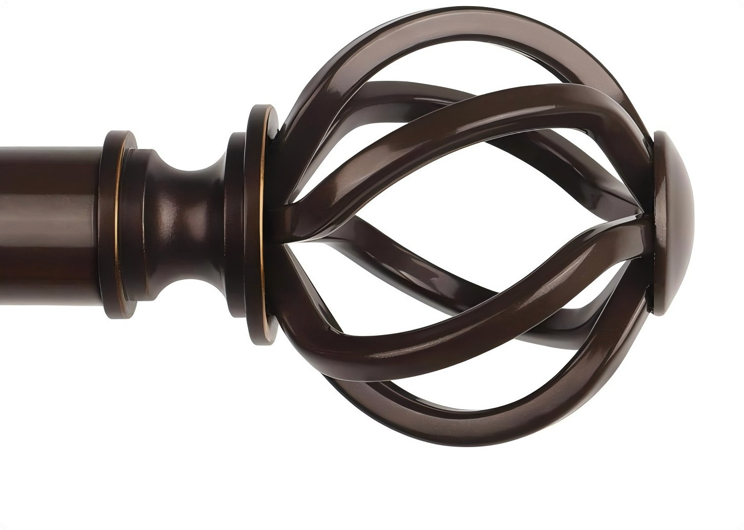 Lark Manor™ Curtain Rods For Windows, Telescoping Splicing Drapery Rods ...