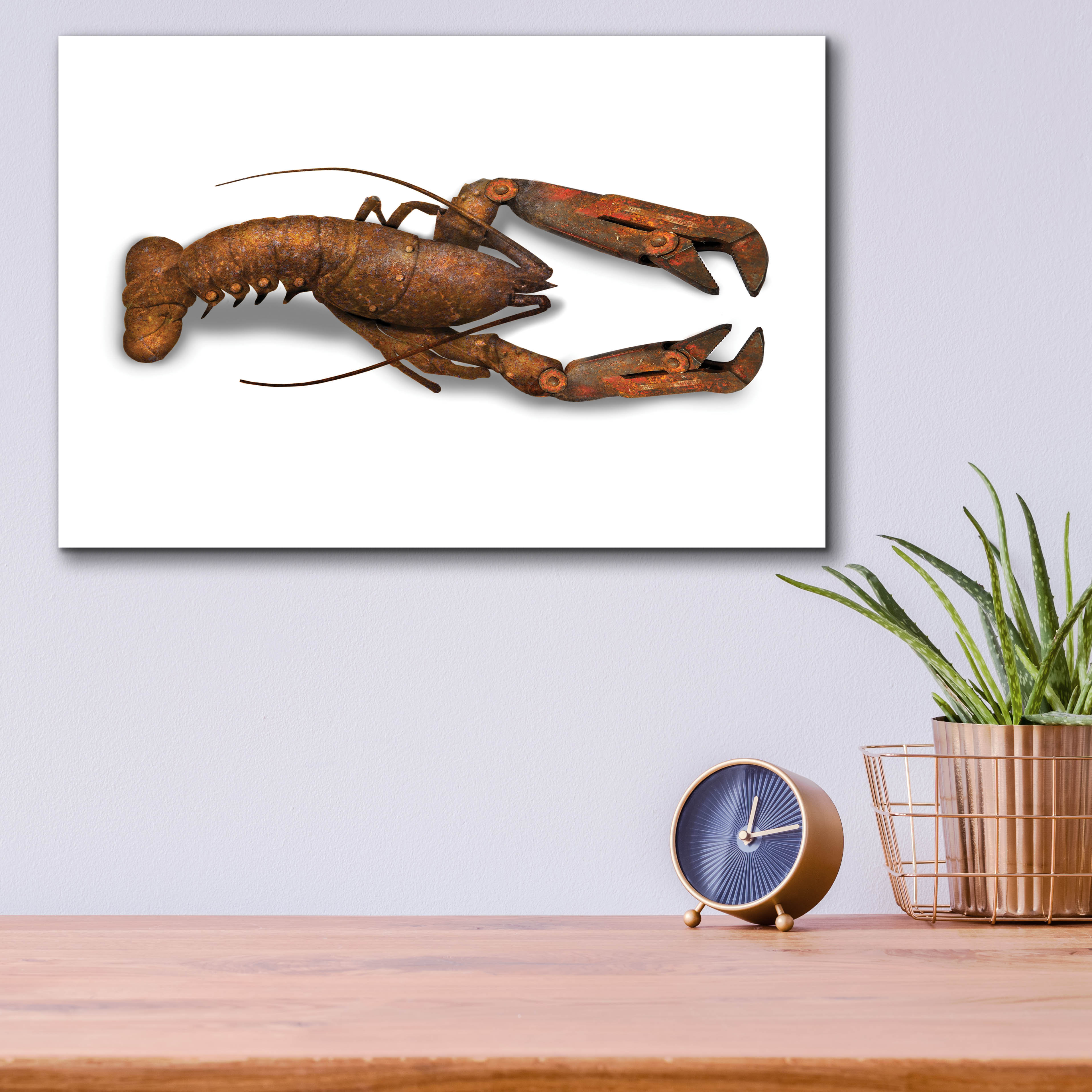 Highland Dunes 'Lobster Armor' by John Hovenstine Acrylic Glass Wall ...