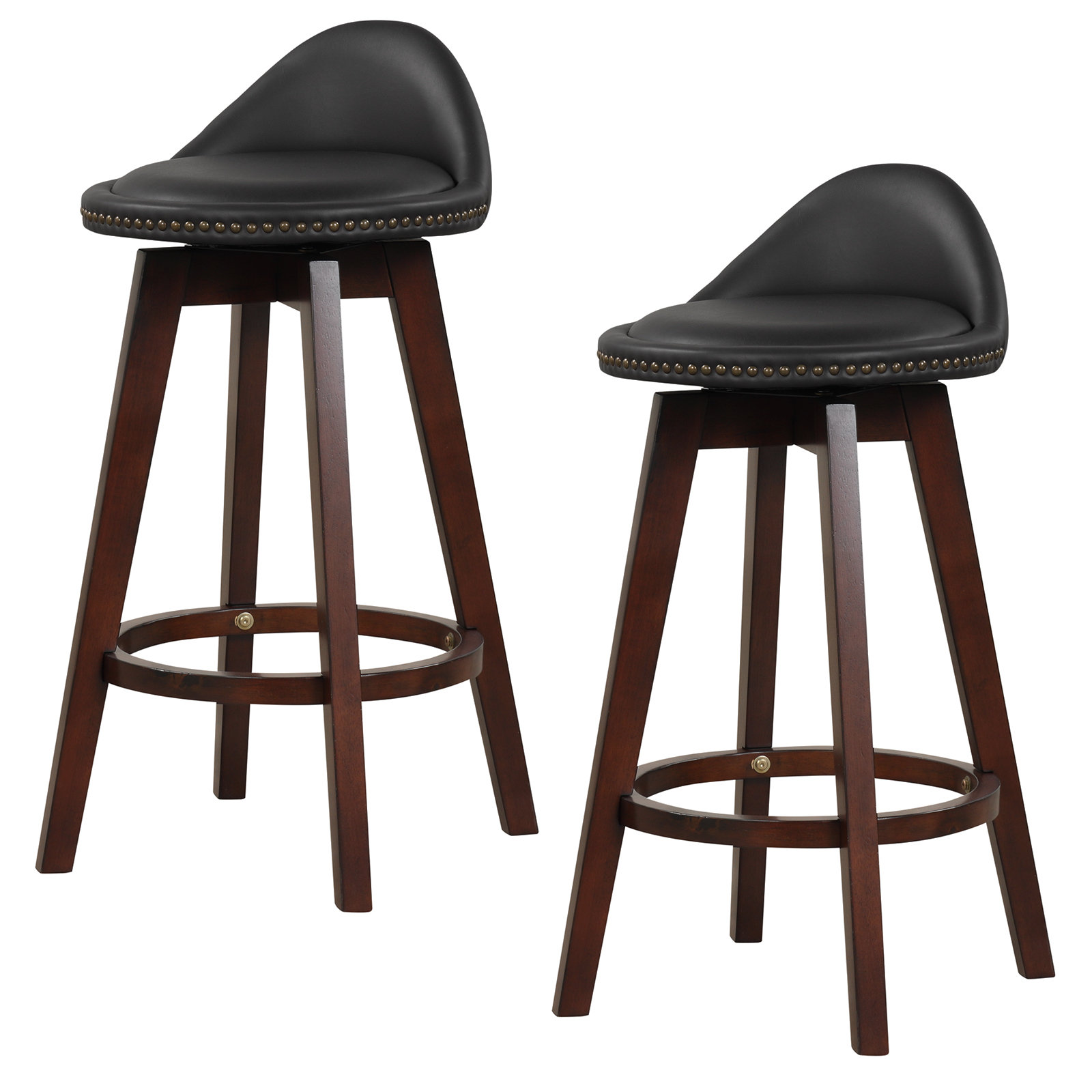 Marlow Home Co. Amarious Swivel 74cm Bar Stool | Wayfair.co.uk
