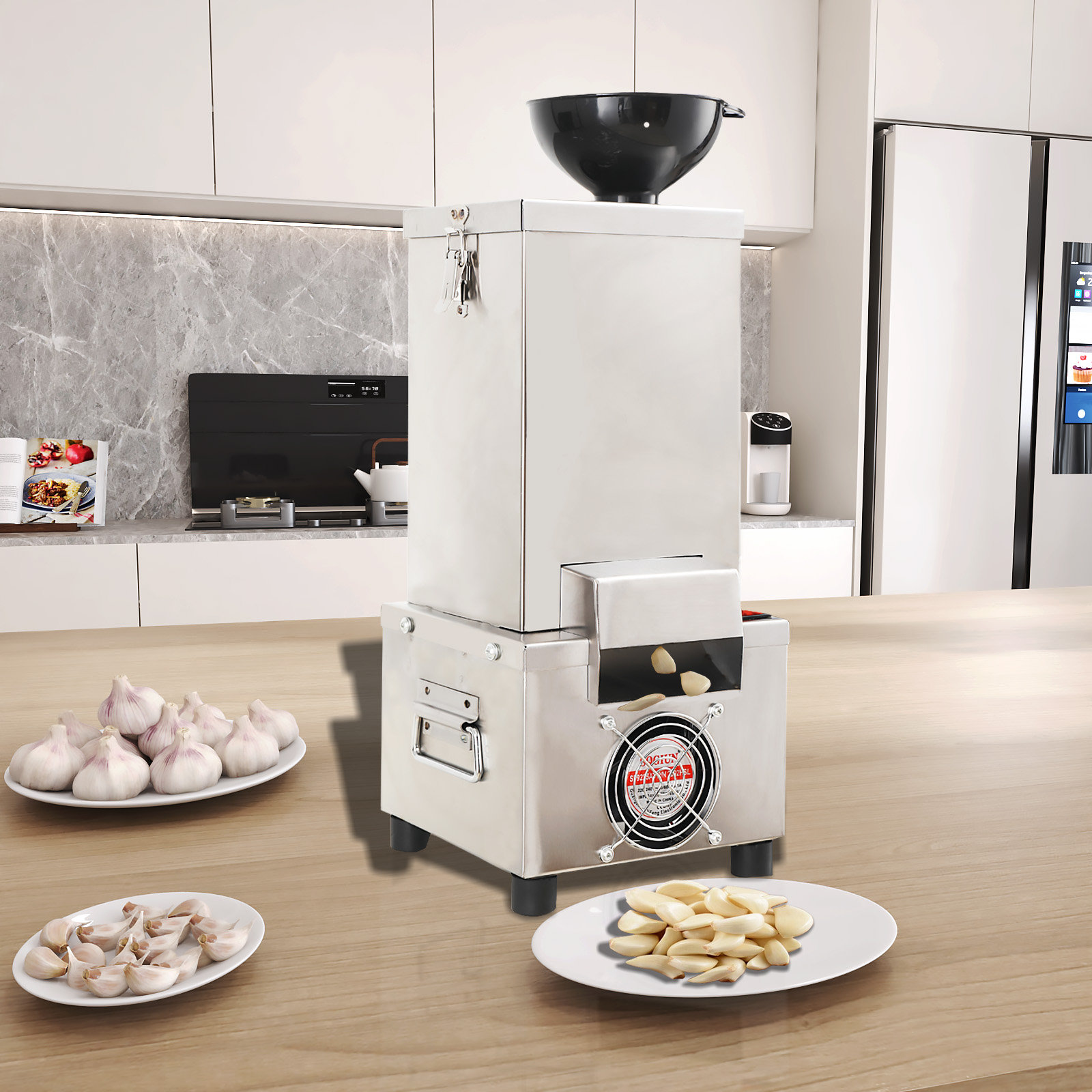 DOMINTY Commercial Garlic Peeler Machine 44Pound/H Automatic Garlic ...