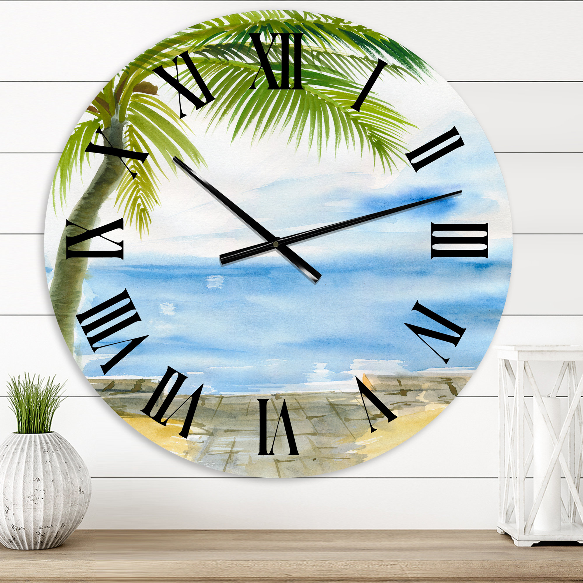 East Urban Home Palm Beach Resort At Dawn II - Nautical & Coastal wall ...