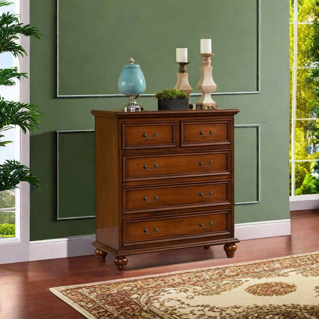 Ruthber Solutions Modern vintage style drawer accent cabinet | Wayfair