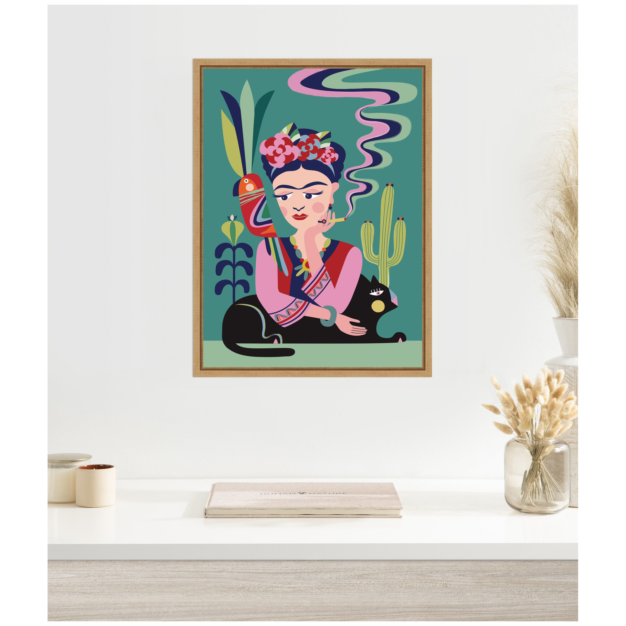 George Oliver Frida Kahlo and the Black Cat by Rachel Lee 3 Birdies ...