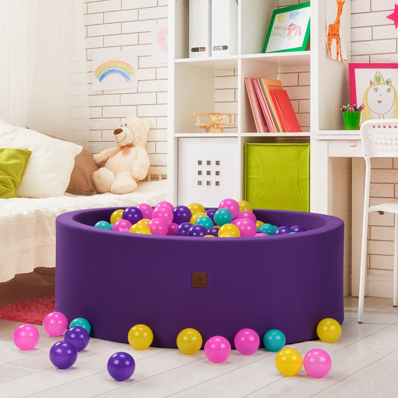 Beduma Home Purple Foam Baby Ball Pit (No Balls Included) | Wayfair