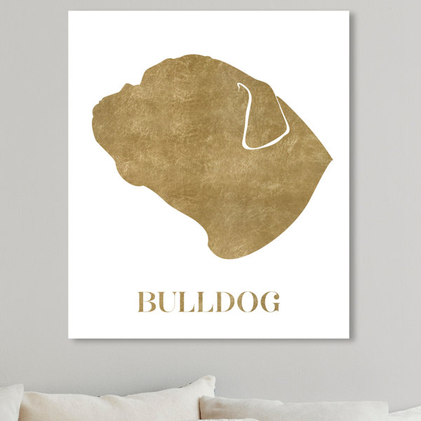 East Urban Home Bulldog - Wrapped Canvas Graphic Art | Wayfair.co.uk