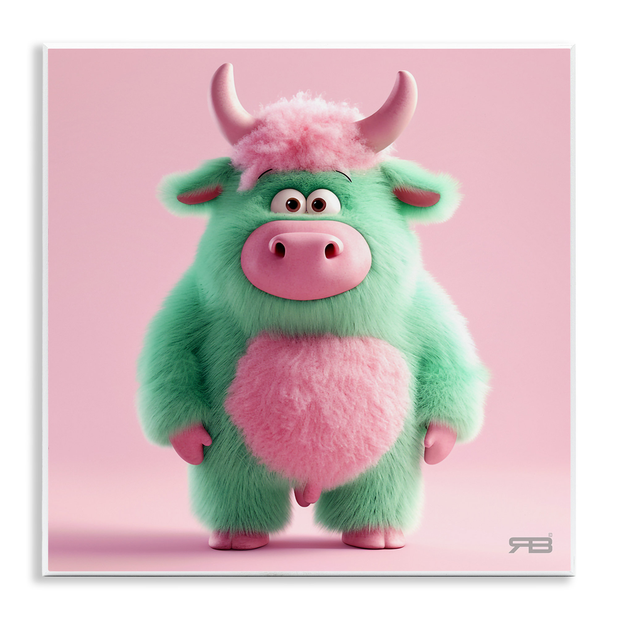Highland Dunes Silly Green Cow Wall Plaque Art by RB - Wayfair Canada
