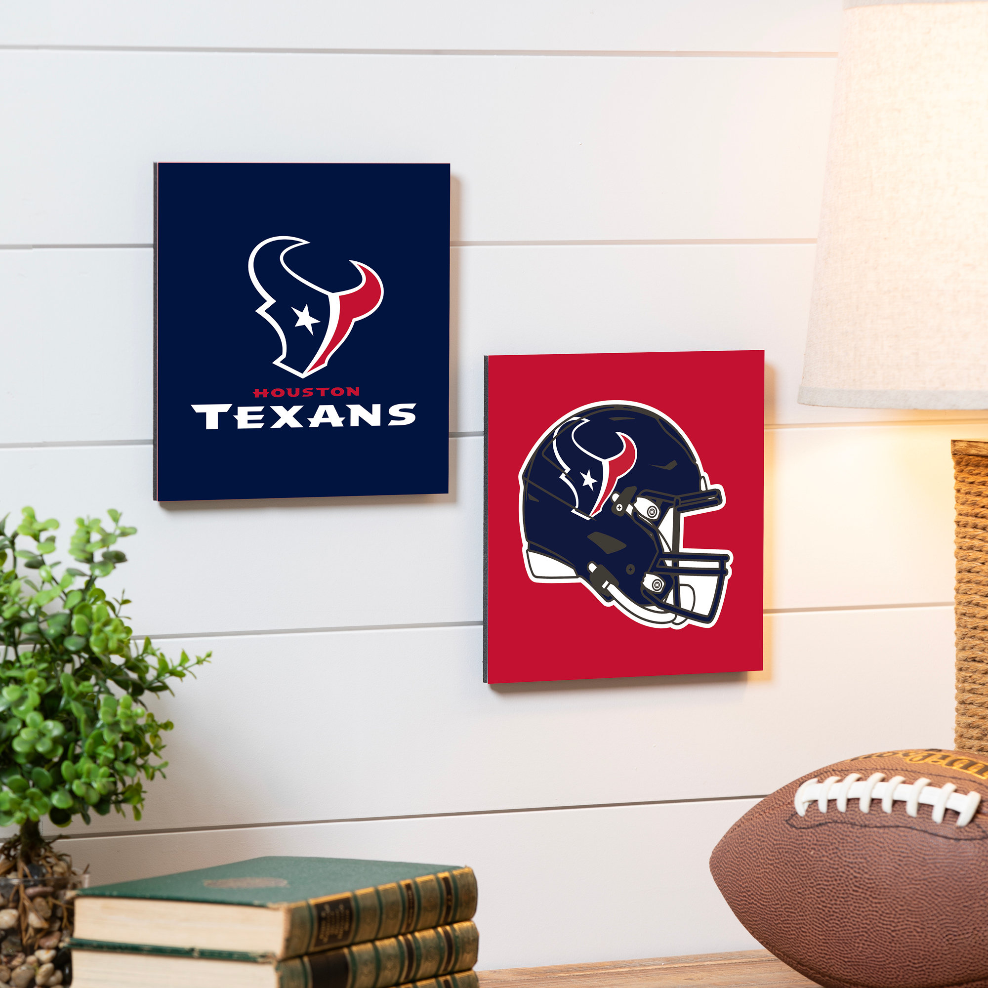 Evergreen Enterprises, Inc Houston Texans - 2 Piece No Frame Print Set ...