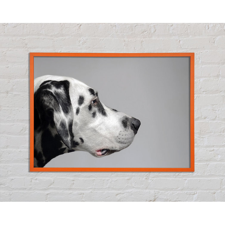 Brayden Studio Annanicole Dalmation Dog Face - Single Picture Frame Art ...