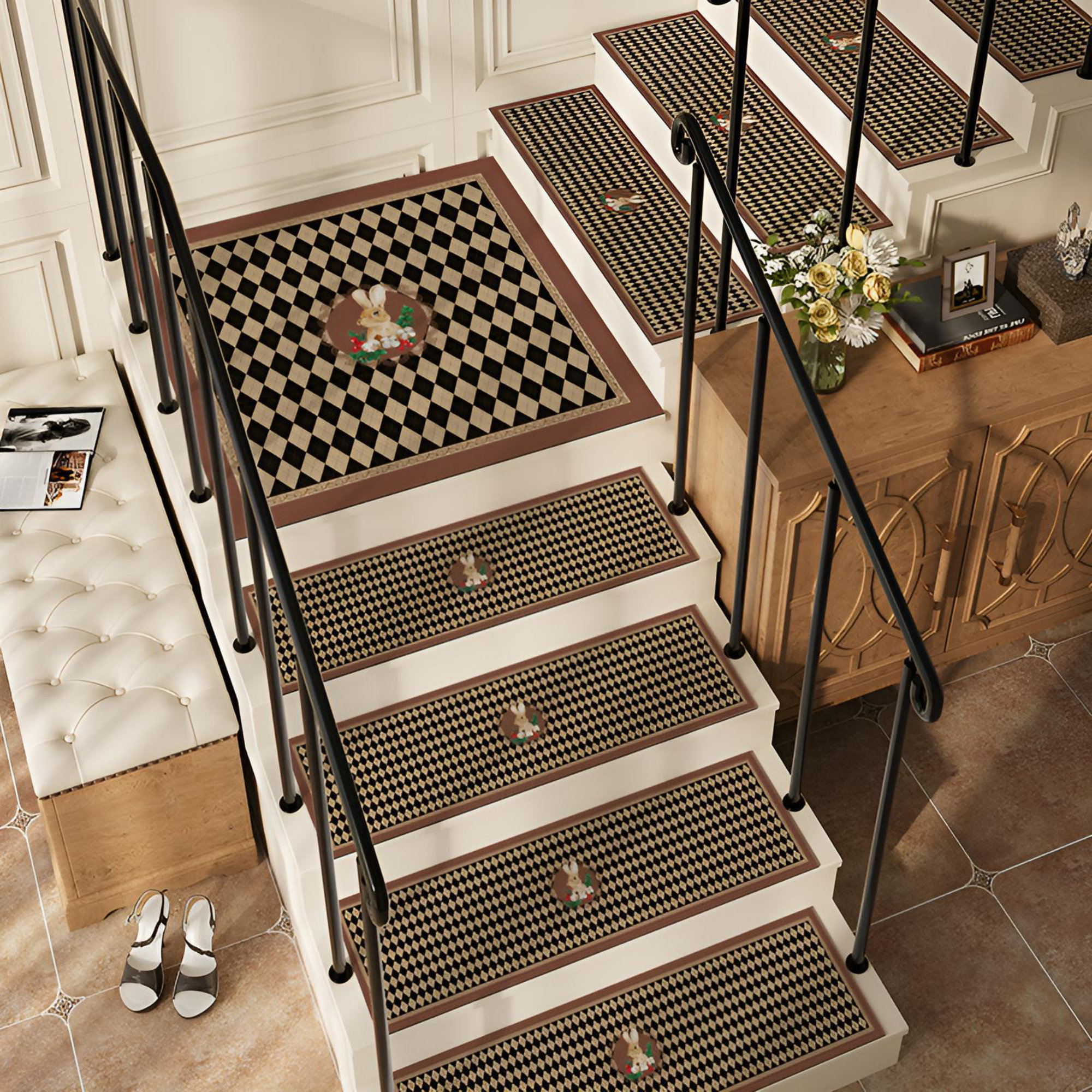 Infinity Nonslip Selfadhesive Stair Treads For American Style ...