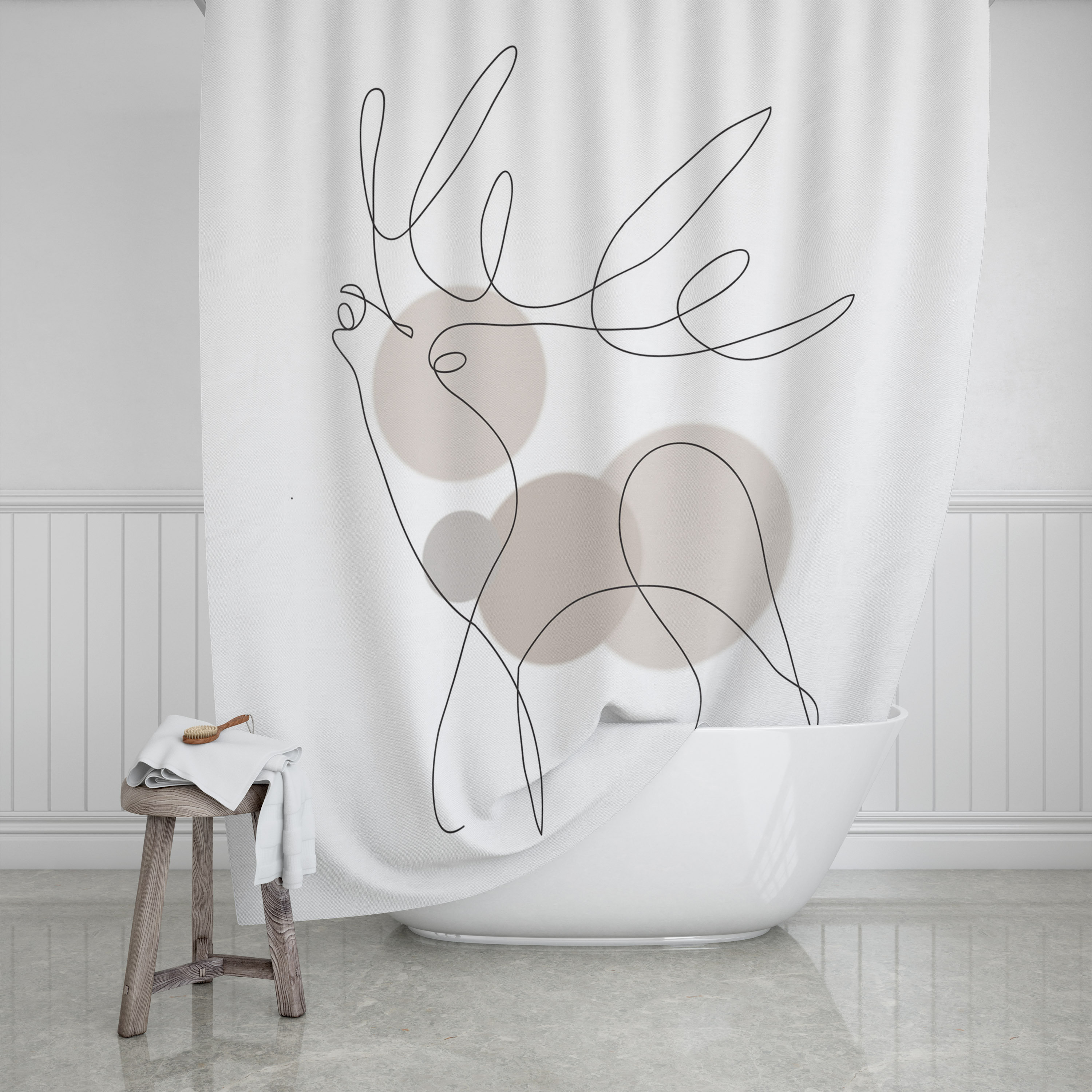 East Urban Home Bracan Shower Curtain | Wayfair