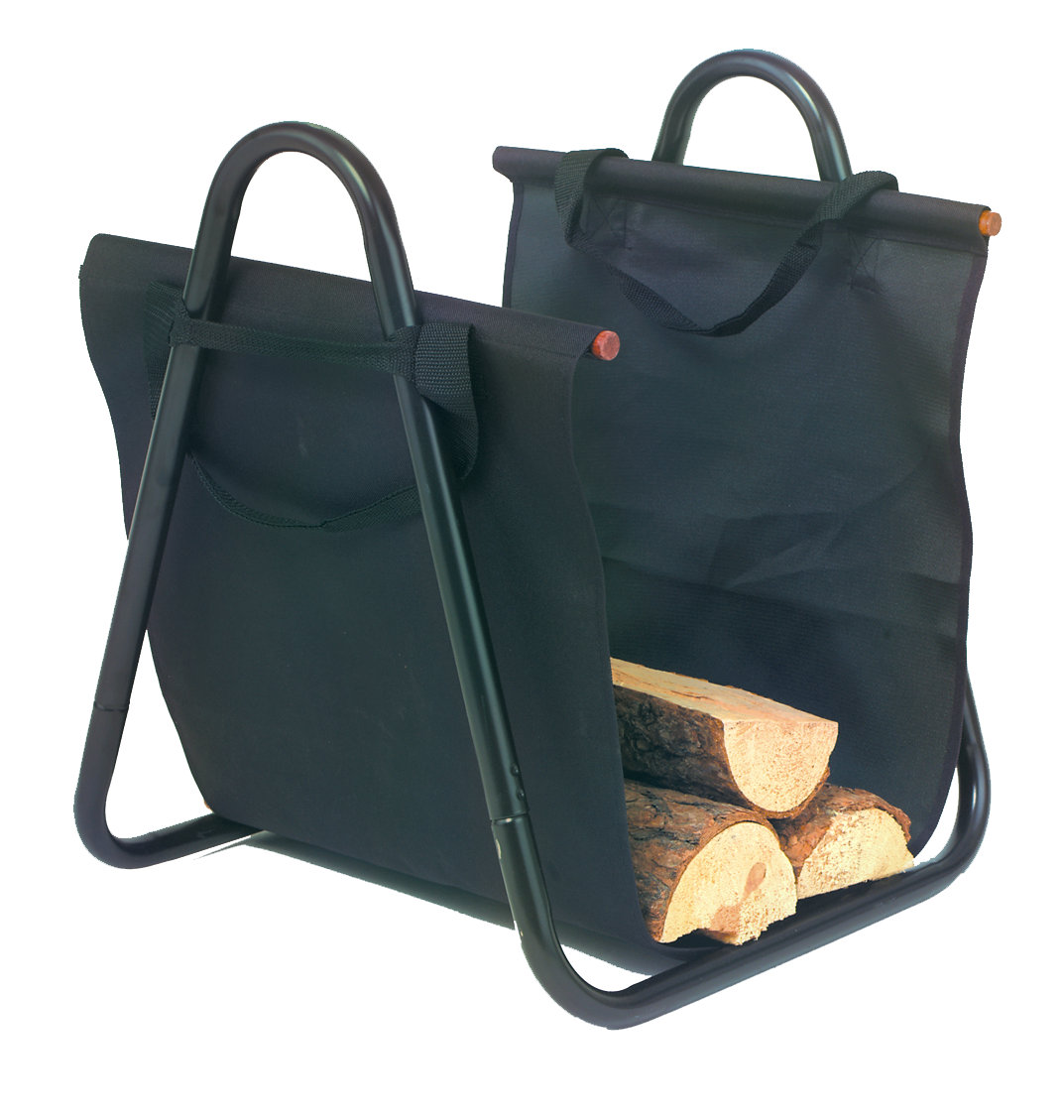 Winston Porter Dagan 18'' W Metal Log Rack | Wayfair