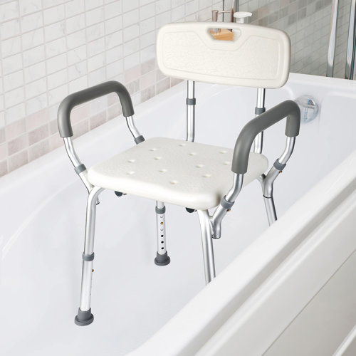 ZACOO Shower Chair Seat For Senior Up To 350Lb Capacity With Padded ...