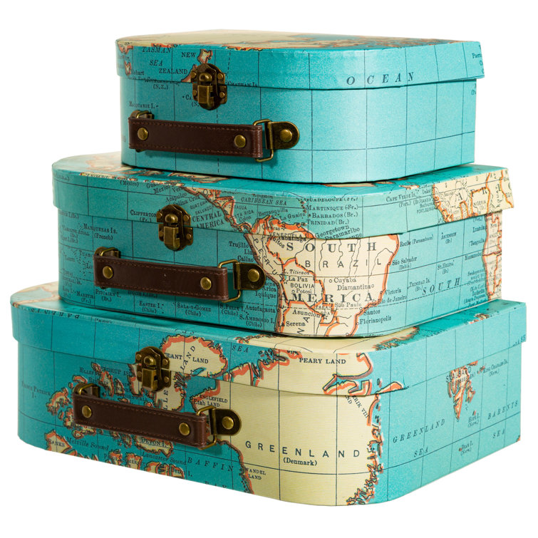 Breakwater Bay Bodie 3 Piece Fabric Decorative Trunk Set | Wayfair.co.uk