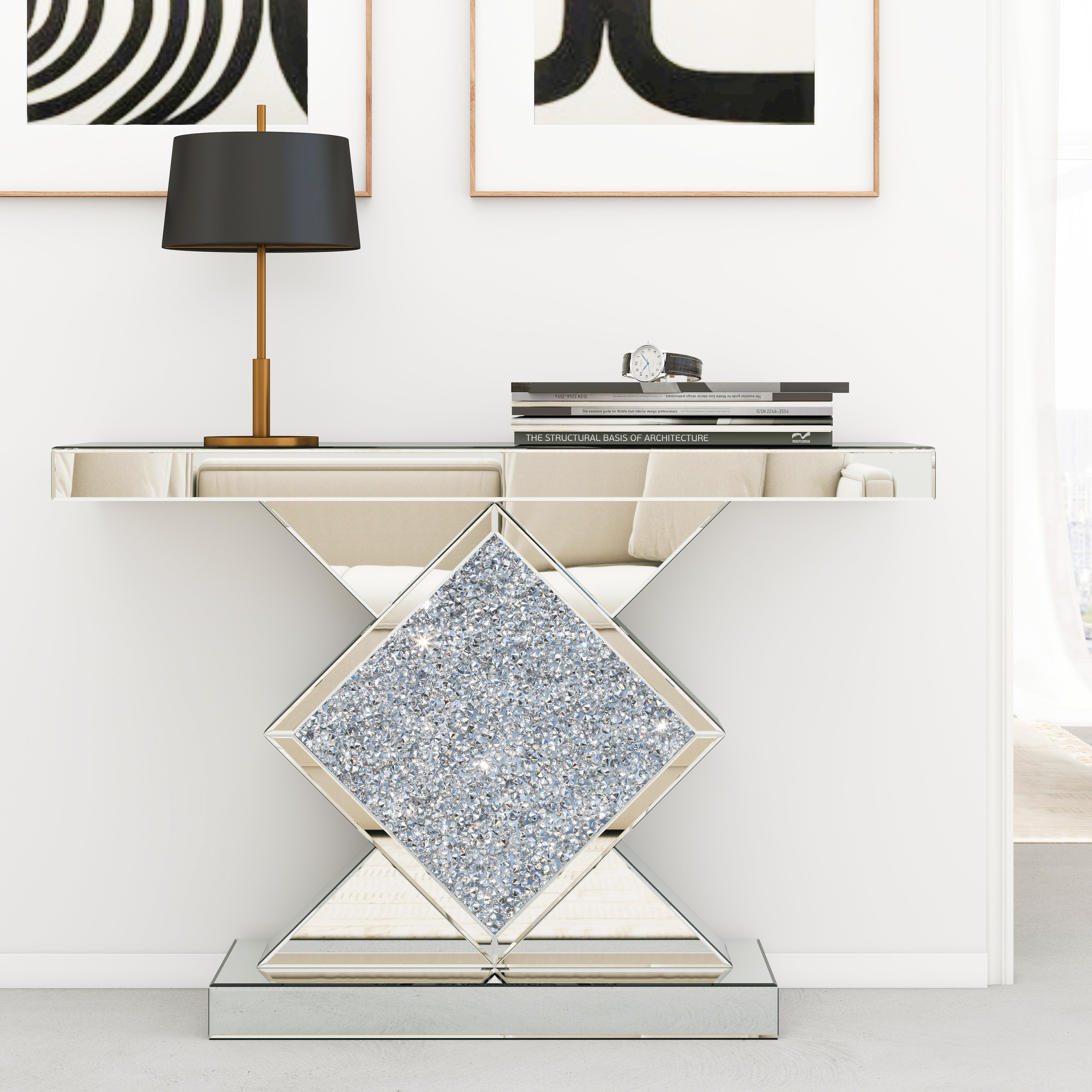 Everly Quinn Saundra Console Table & Reviews | Wayfair