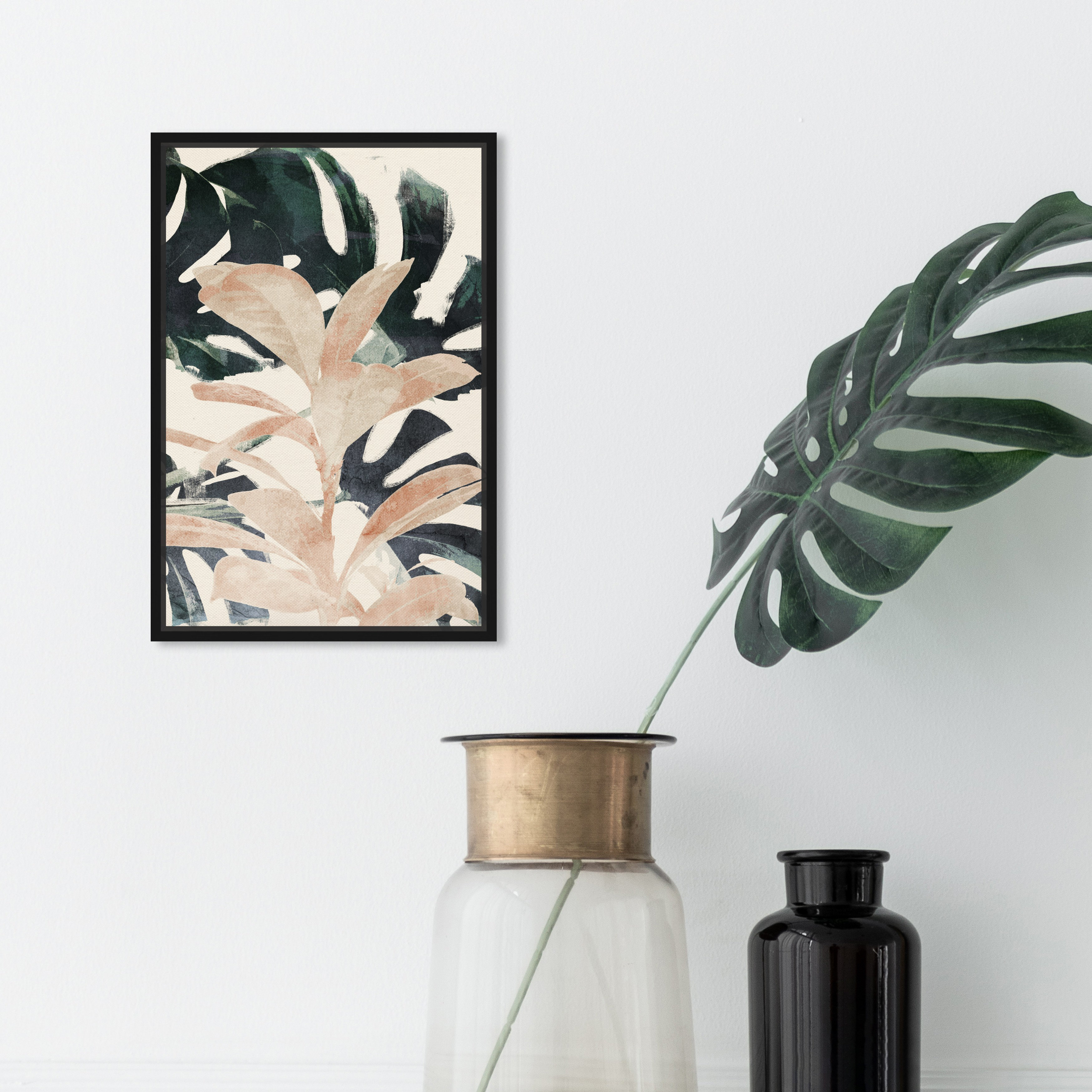 Bayou Breeze Floral And Botanical 'Ink Wash And Watercolor Leaves ...