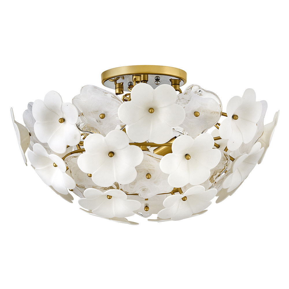 Fredrick Ramond Marianne Medium Semi-Flush Mount | Perigold