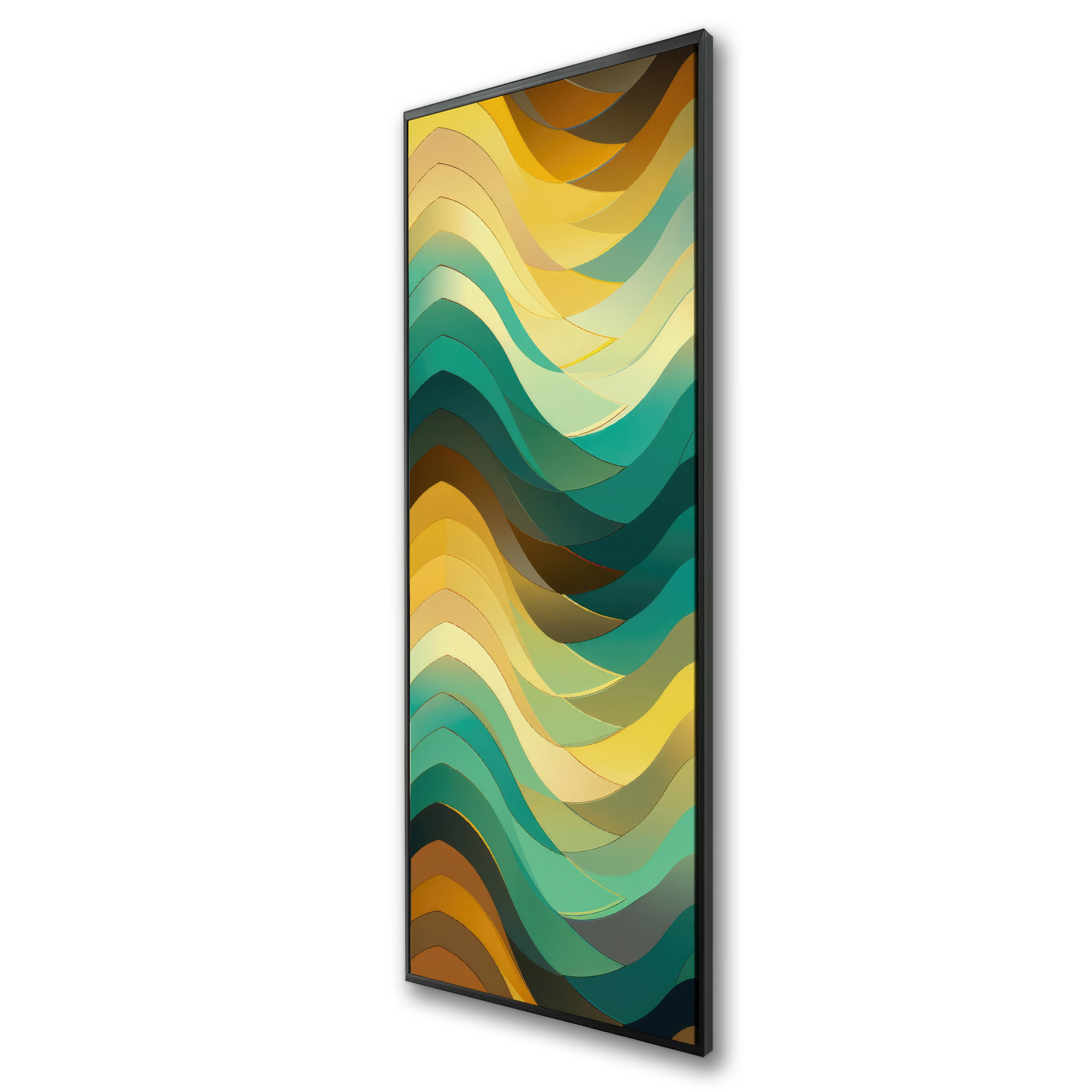 Brayden Studio® Jagged luxury Framed canvas | Wayfair