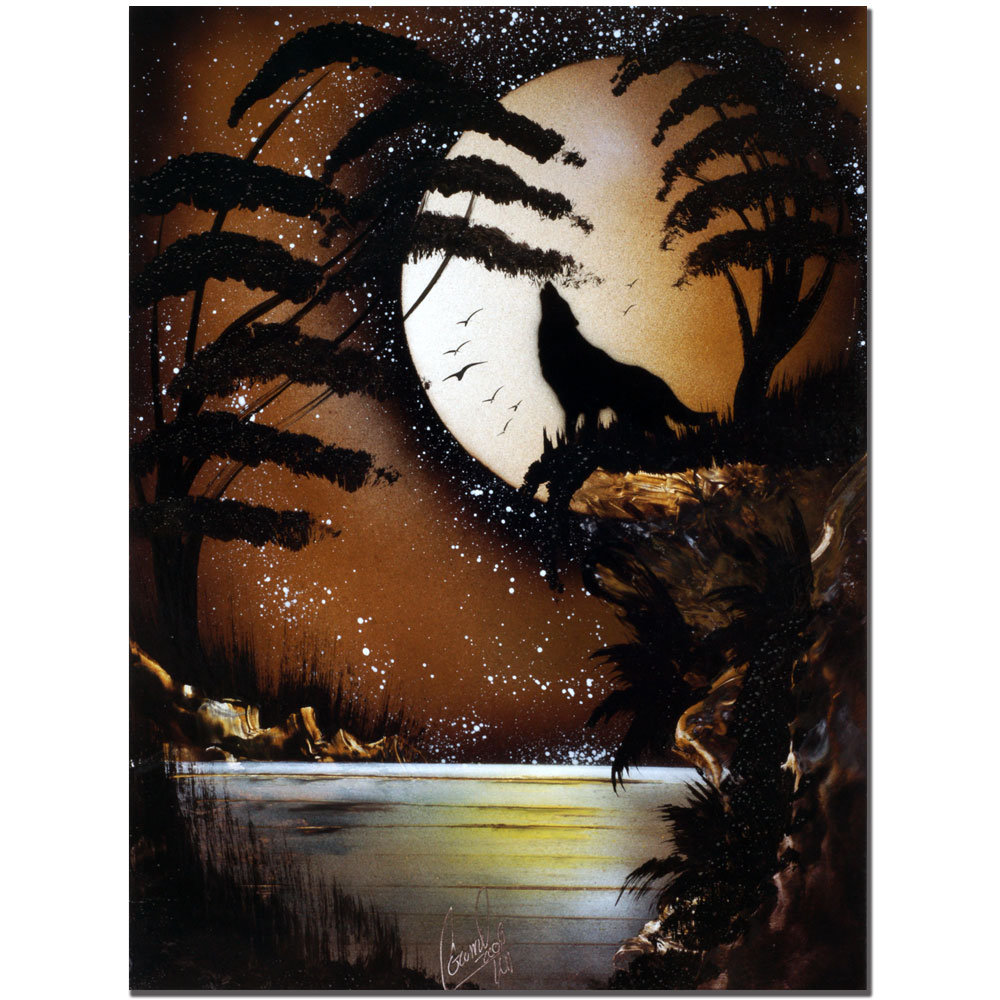 Trademark Fine Art 'The Hunt' by Conrad Framed Painting Print on ...