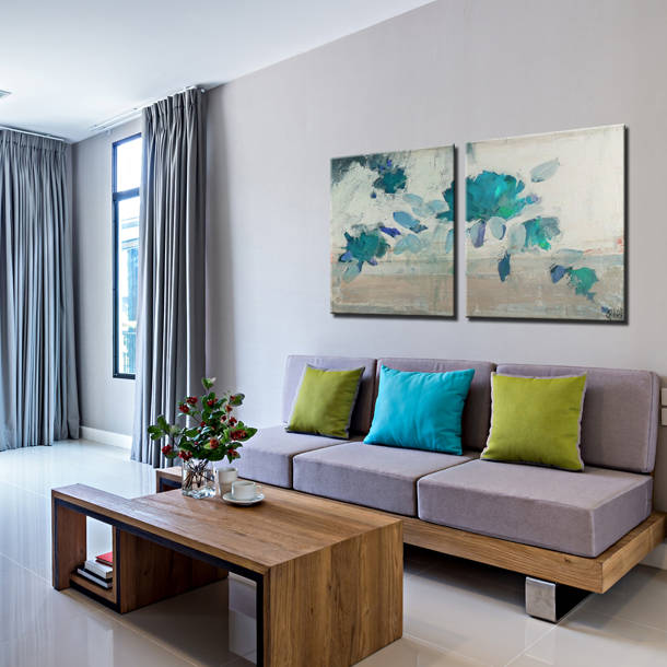 Red Barrel Studio® Brenham Traditional Abstract Wall Decor on Solid ...