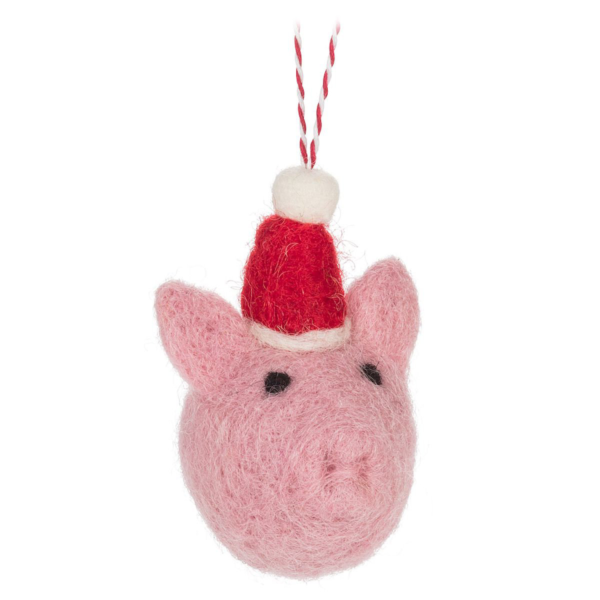 The Holiday Aisle® Holiday Pig Hanging Figurine Ornament | Wayfair