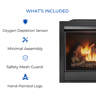 Duluth Forge Dual Fuel Ventless Fireplace Insert - 32,000 BTU, Remote ...