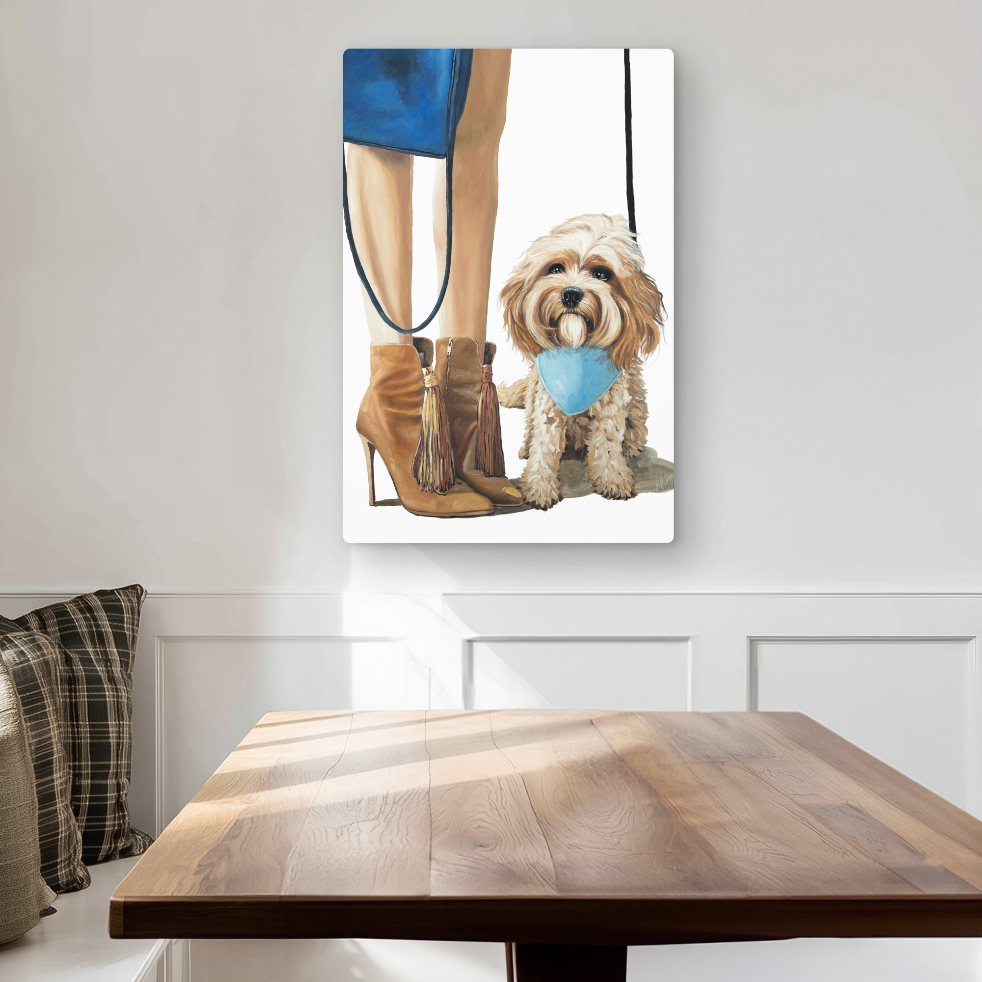 Begin Edition International Inc. Fashionable Cavoodle Dog - Blue Metal ...