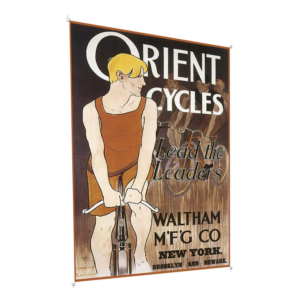 Trinx Metal Sign On Metal by Orient Cycles Print | Wayfair