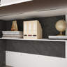 Wrought Studio™ 86.6'' W Rectangular Reception Desk With Open Shelves ...