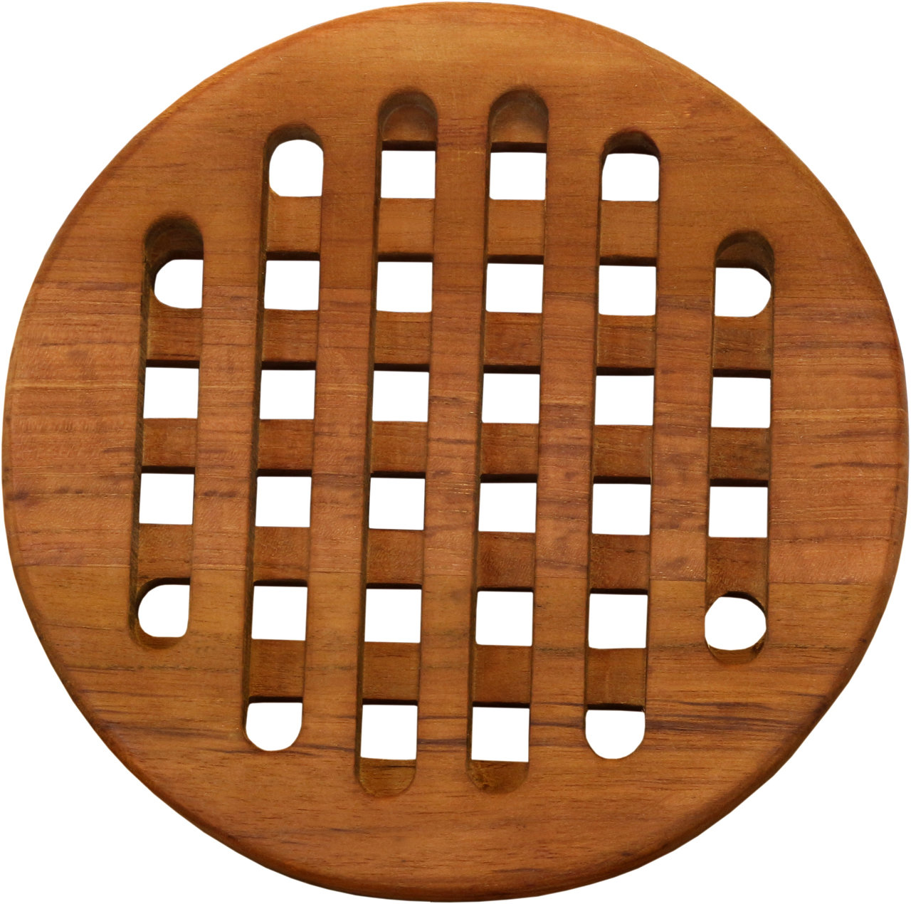 Aqua Teak Manada™ Round Teak Trivet | Wayfair
