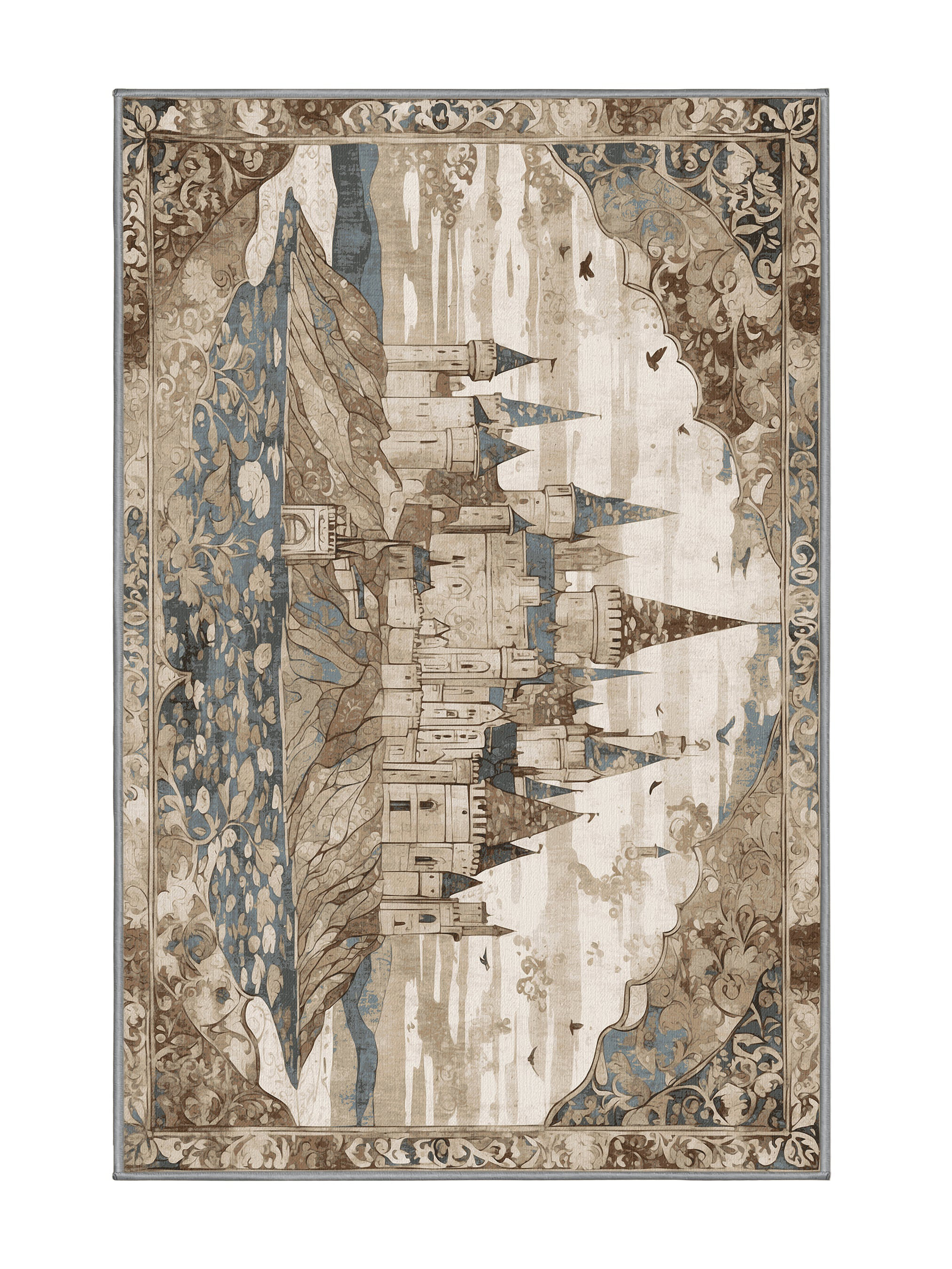East Urban Home Royal Crest Rug | Wayfair