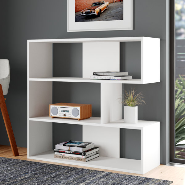 Wade Logan® Nyyear Geometric Bookcase & Reviews | Wayfair