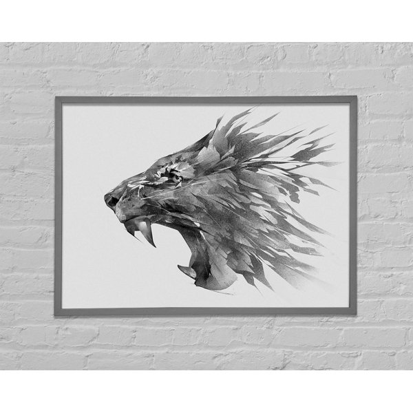 Latitude Vive Fractual Lion Roar - Single Picture Frame Art Prints ...