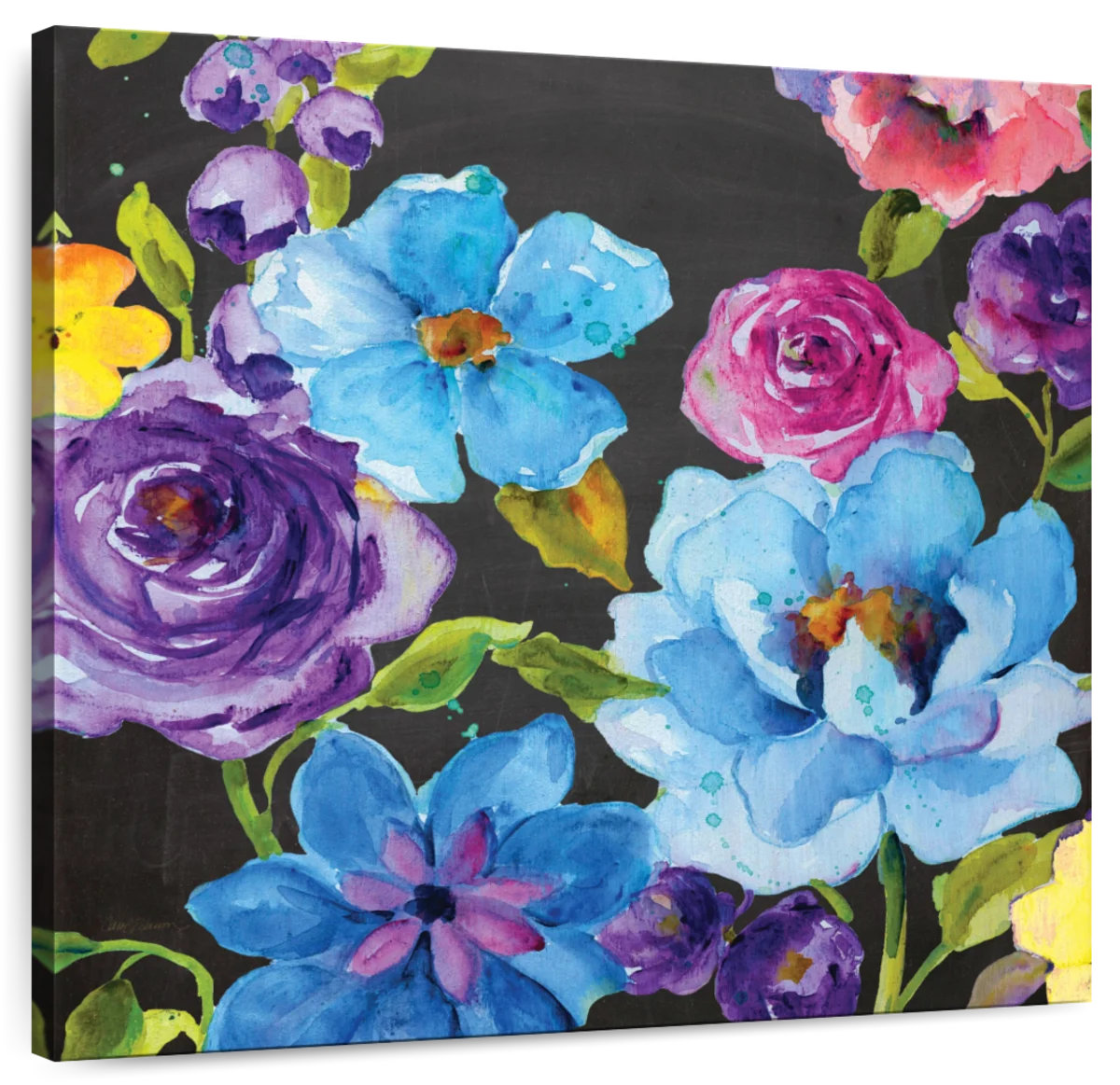 Lark Manor™ Harnek Chalk Flower Medley II | Wayfair