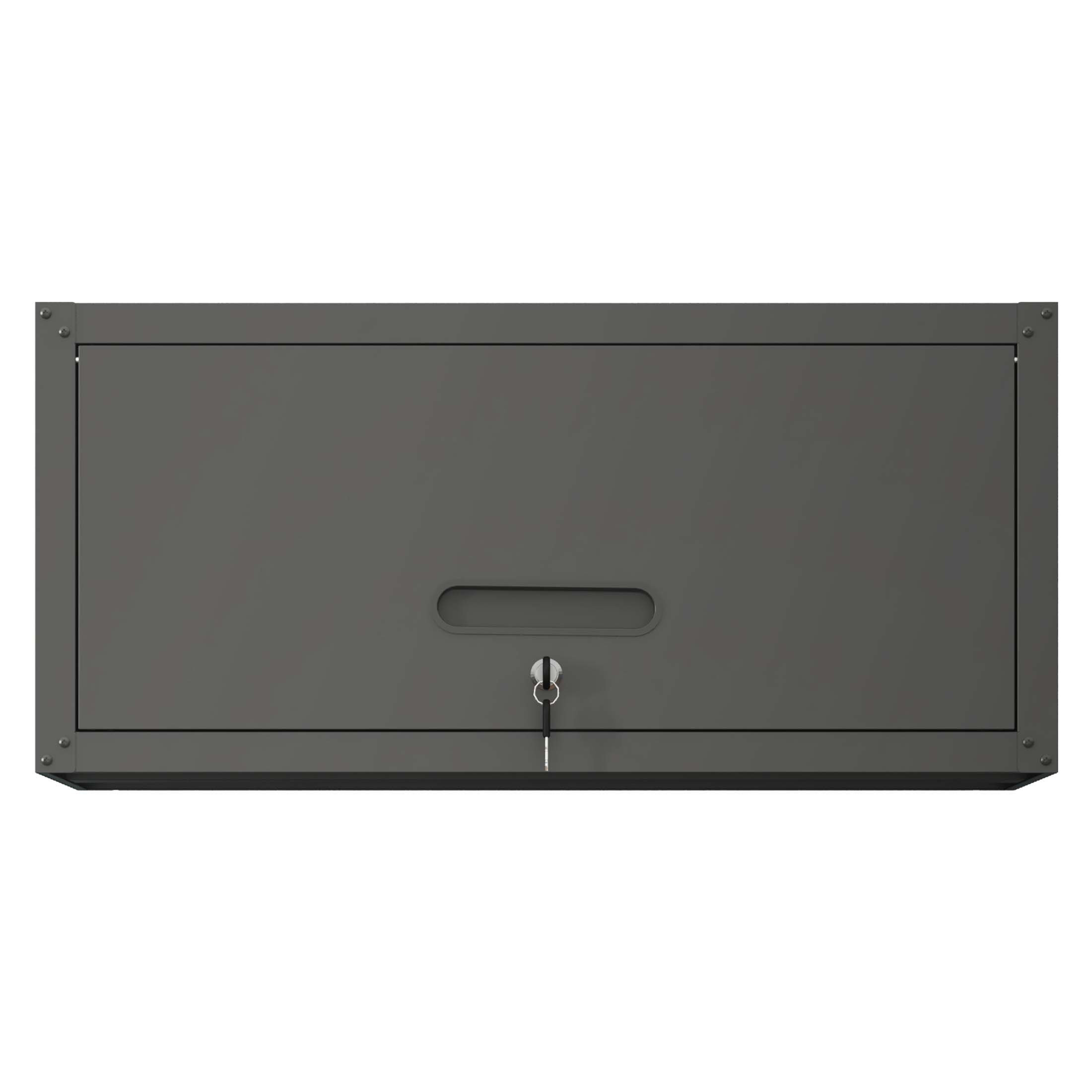 Latitude Run® Heavy Duty Metal Wall Mounted Tool Storage Cabinet With ...