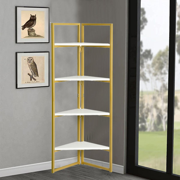 Mercer41 Dawyne Corner Bookcase | Wayfair