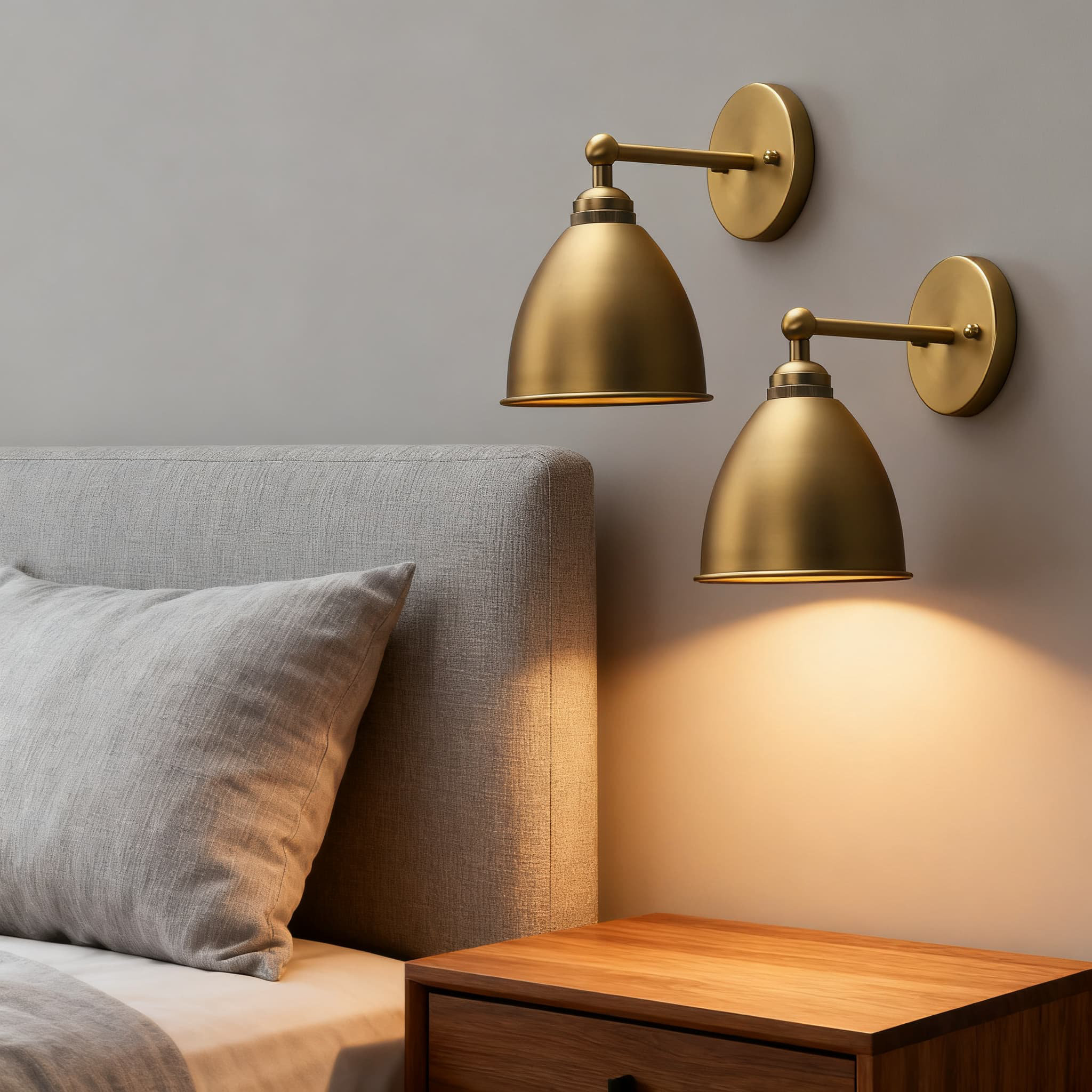 Everly Quinn Industrial Hardwired Wall Sconce With Rustic Metal Shade ...